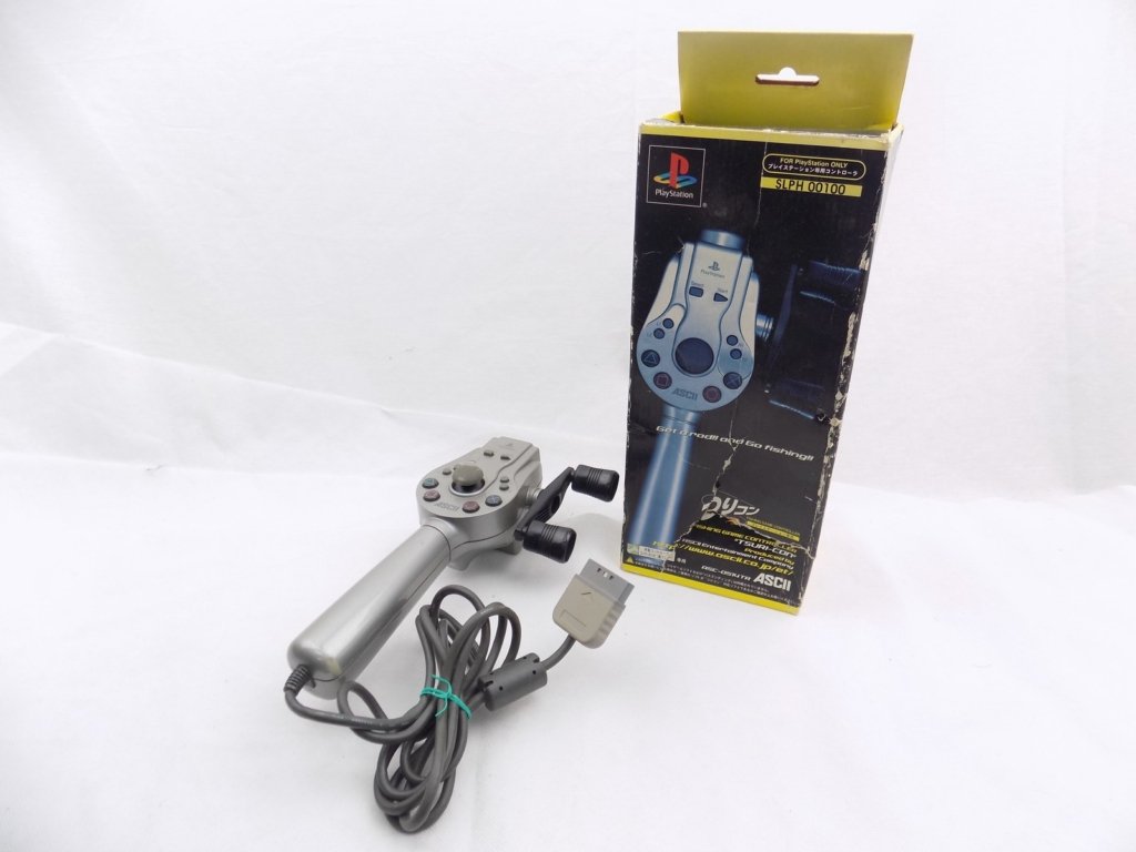 Boxed Playstation 1 Ps1 Ascii Fishing Rod Controller – Tested, Works ...