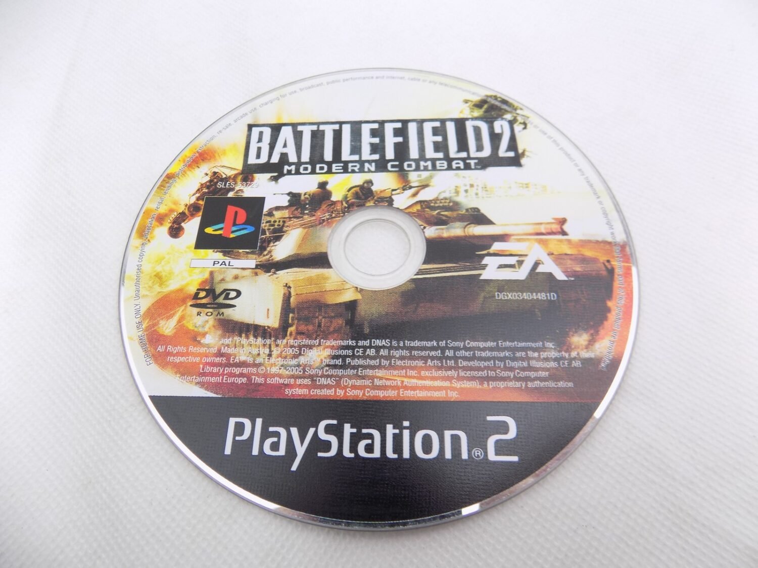 Mint Disc Playstation 2 PS2 Battlefield 2: Modern Combat - Disc Only ...
