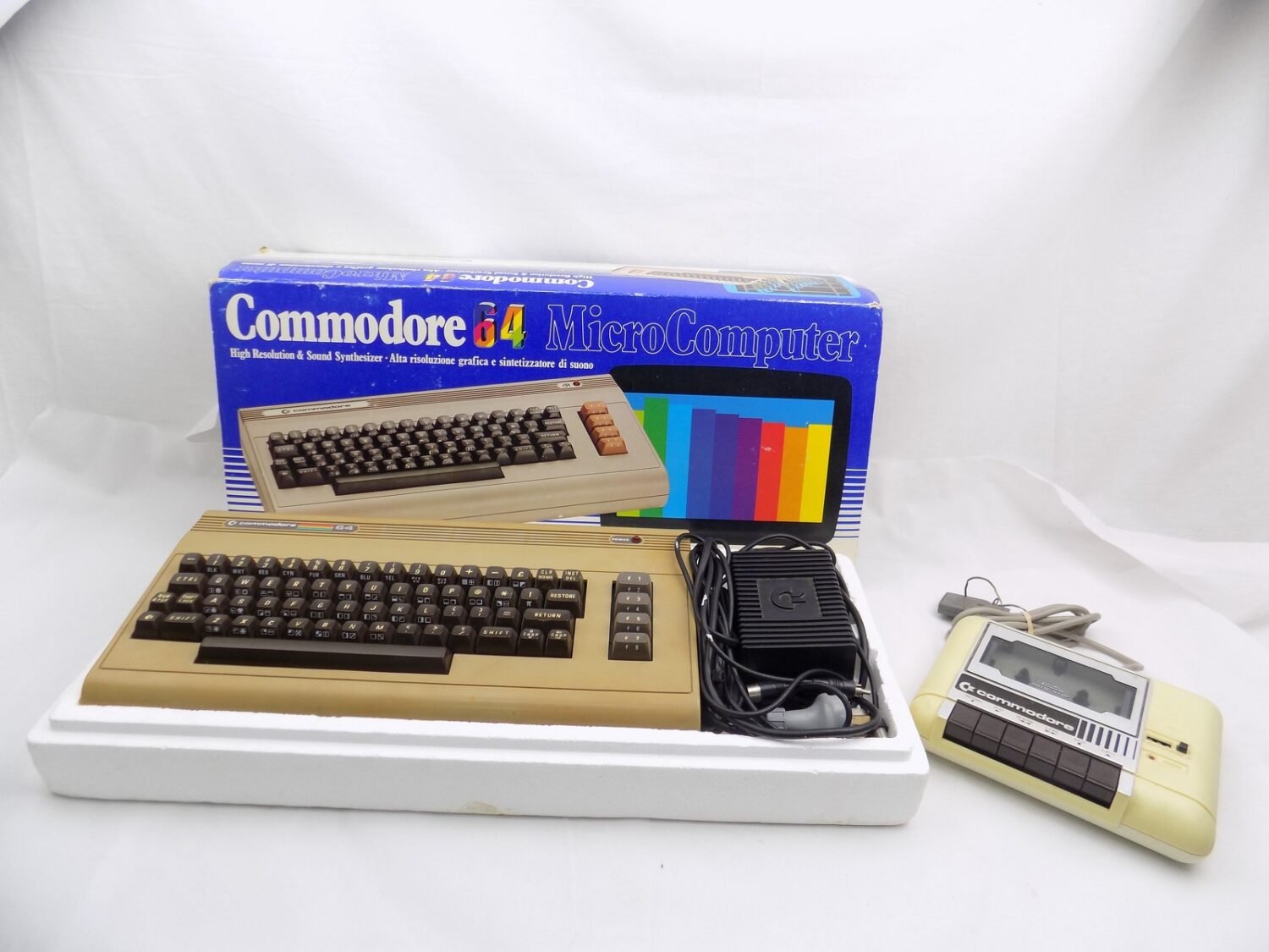 Boxed Like New Commodore 64 Micro Computer Console With Datasette ...