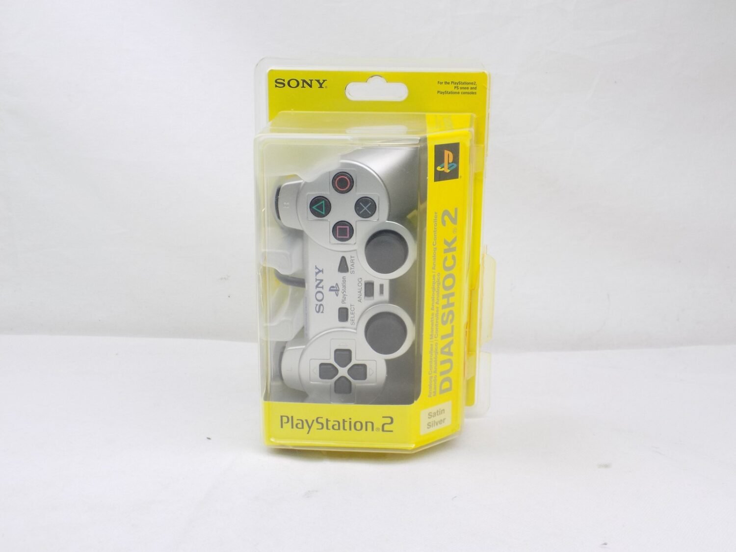 Like New Playstation 2 Ps2 Dualshock 2 Satin Silver Wired Controller - Starboard Games