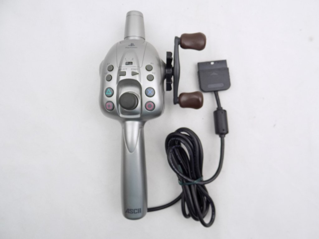 Like New Ascii Playstation 1 Ps1 Fishing Rod Controller – Tested, Works ...