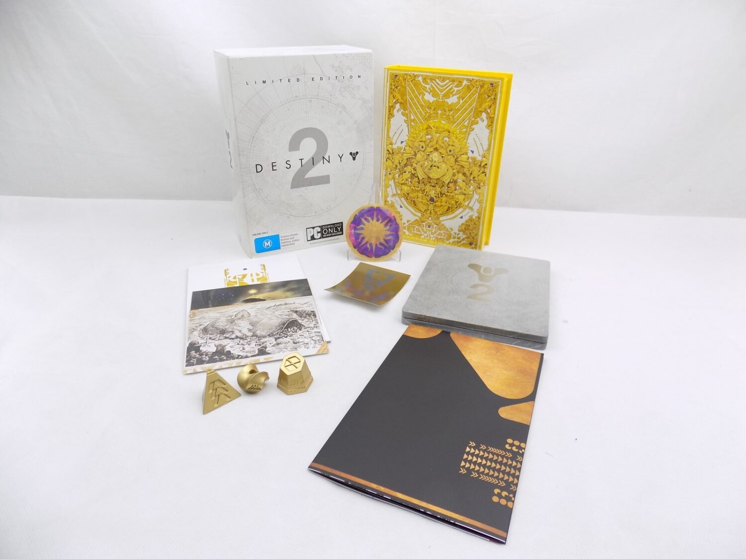 Like New Boxed PC Destiny 2 Limited Edition With Steelcase, Art Cards ...