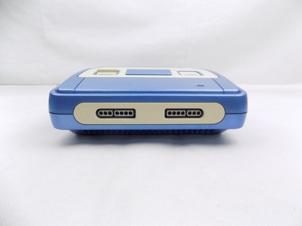 Nintendo Custom Painted Super Famicom Console Blue + 2 Controllers ...