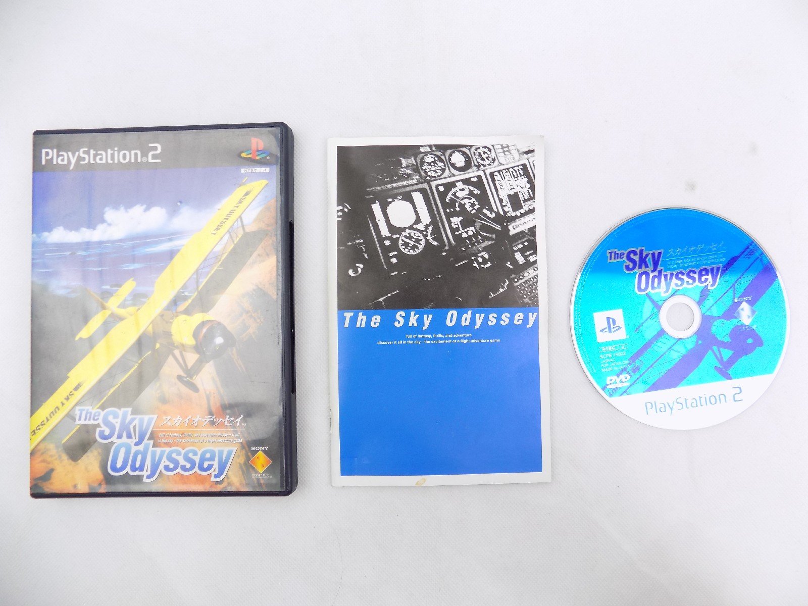 Mint Disc Playstation 2 Ps2 The Sky Odyssey - Inc Manual Japan ...