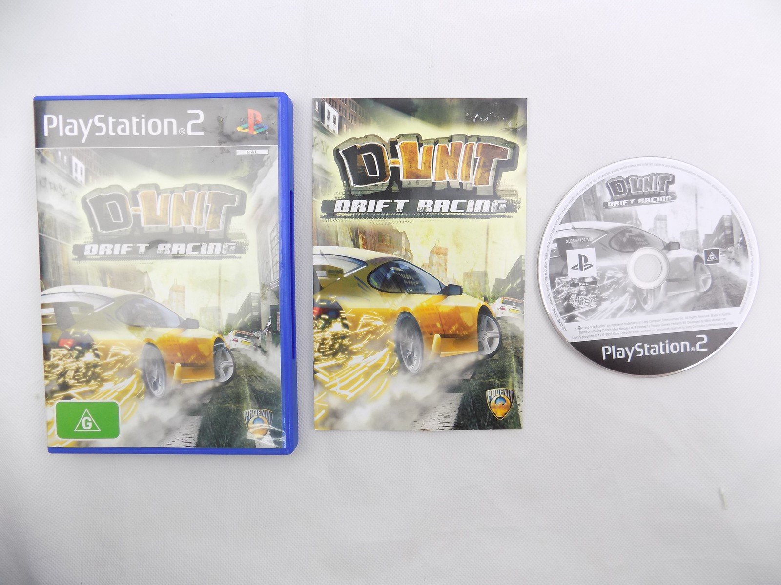 Mint Disc Playstation 2 Ps2 D-Unit Drift Racing - Inc Manual Free ...