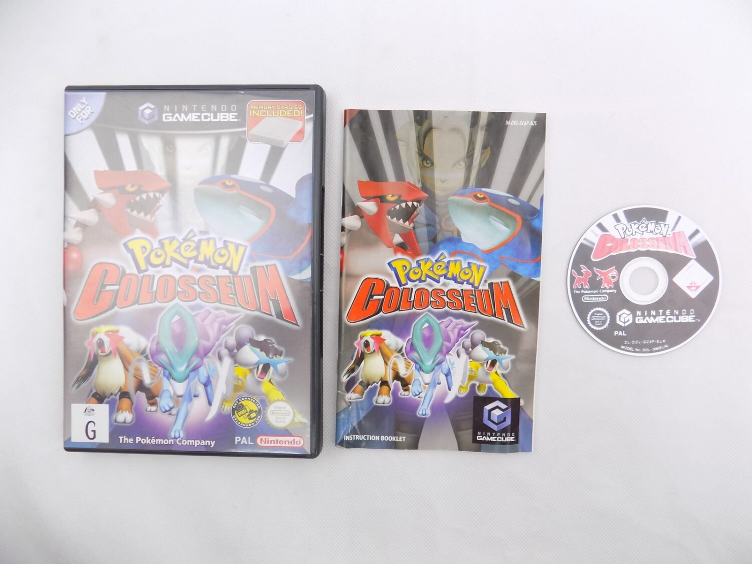 Mint Disc Nintendo Gamecube Pokemon Colosseum - Inc Manual AUS PAL ...