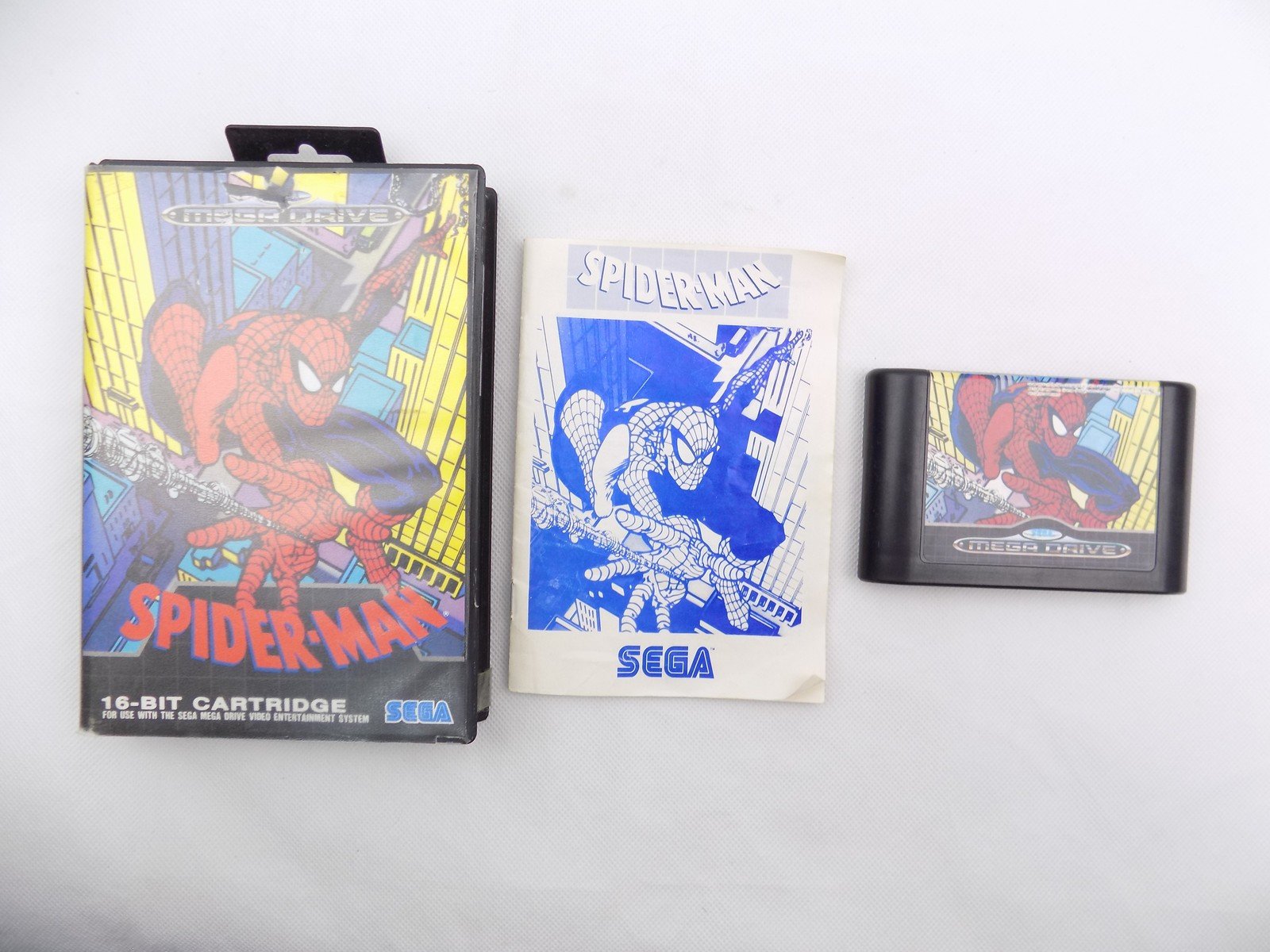 Boxed Sega Mega Drive / Genesis Spider-Man - Inc Manual Free Postage ...