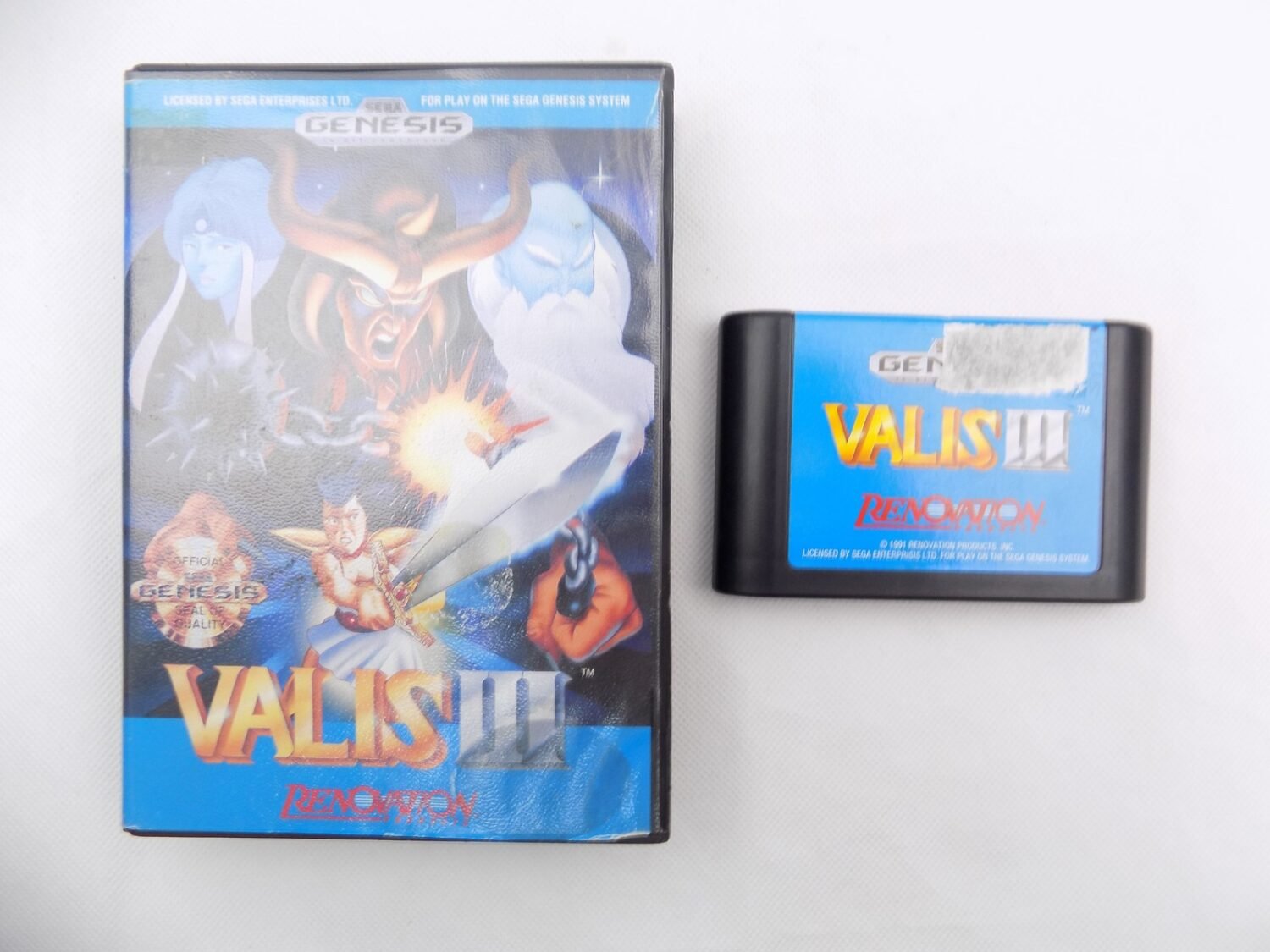 Boxed Sega Mega Drive / Genesis Valis III - No Manual Free Postage ...