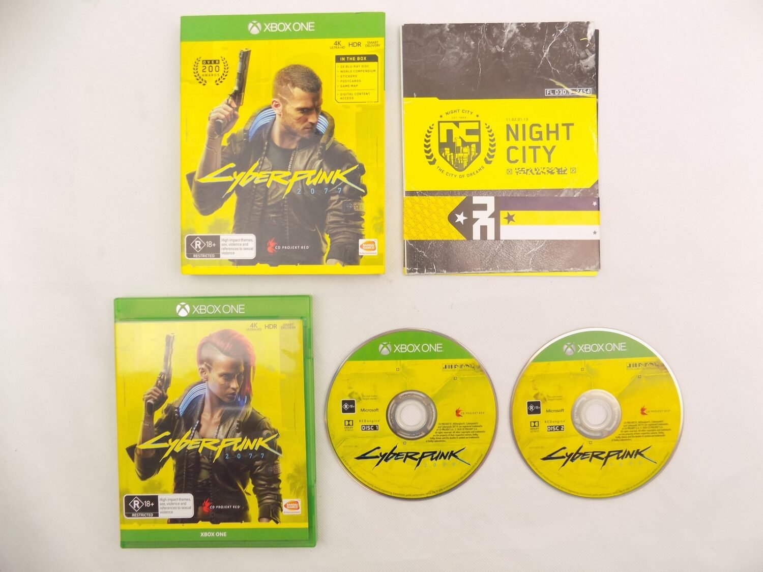 Mint Disc Xbox One Cyberpunk 2077 Day One Edition - Starboard Games