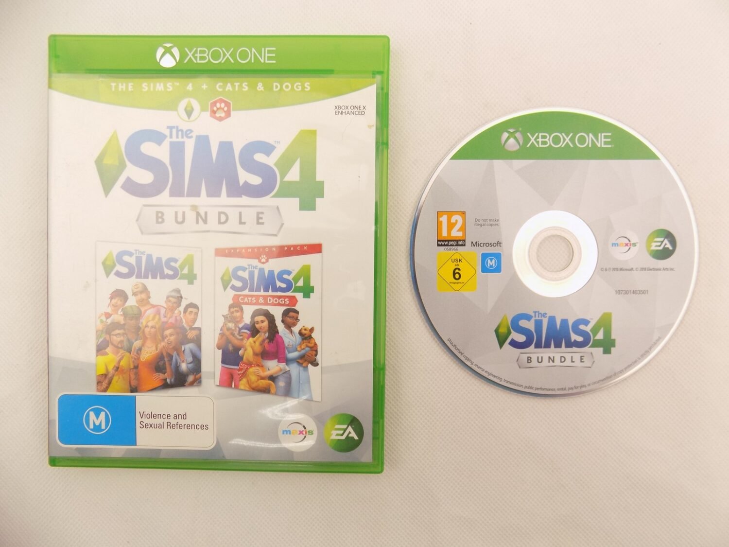 Mint Disc Xbox One The Sims 4 Bundle + Cats & Dogs - Starboard Games