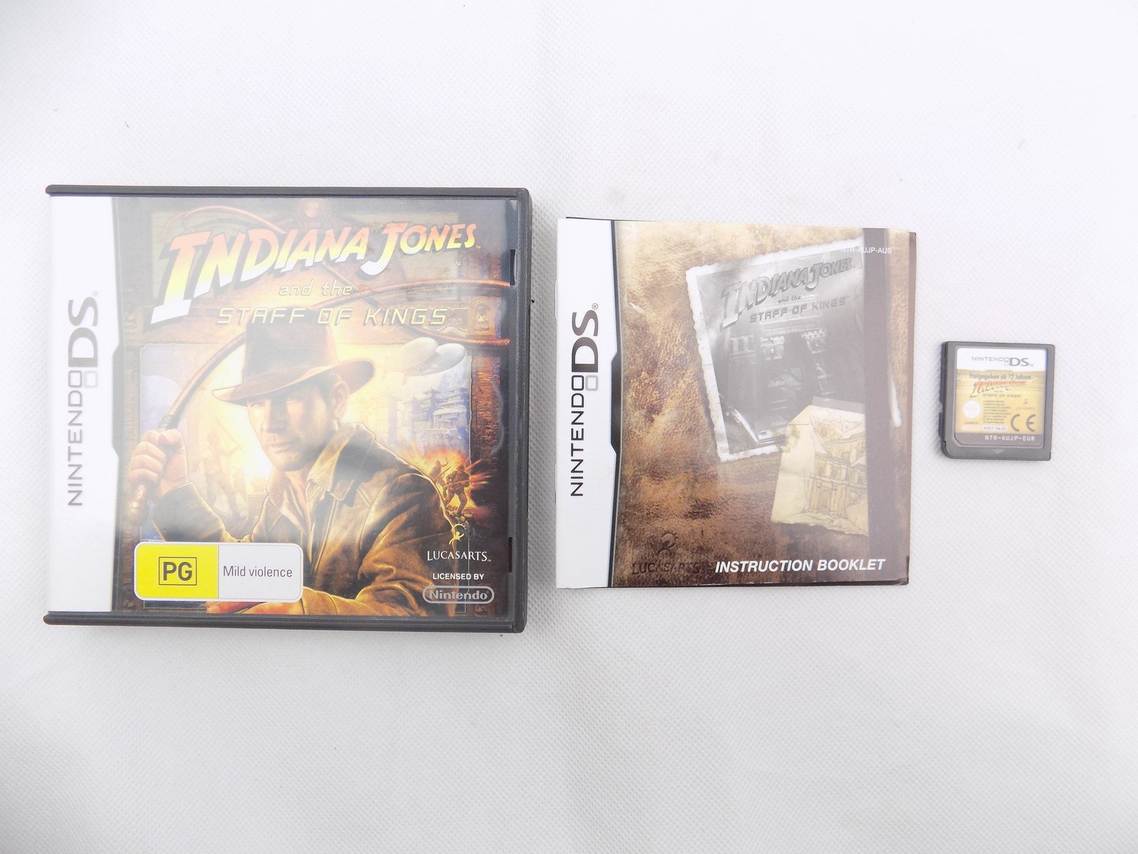 Like New Nintendo DS / 2DS / 3DS Indiana Jones And The Staff Of Kings ...