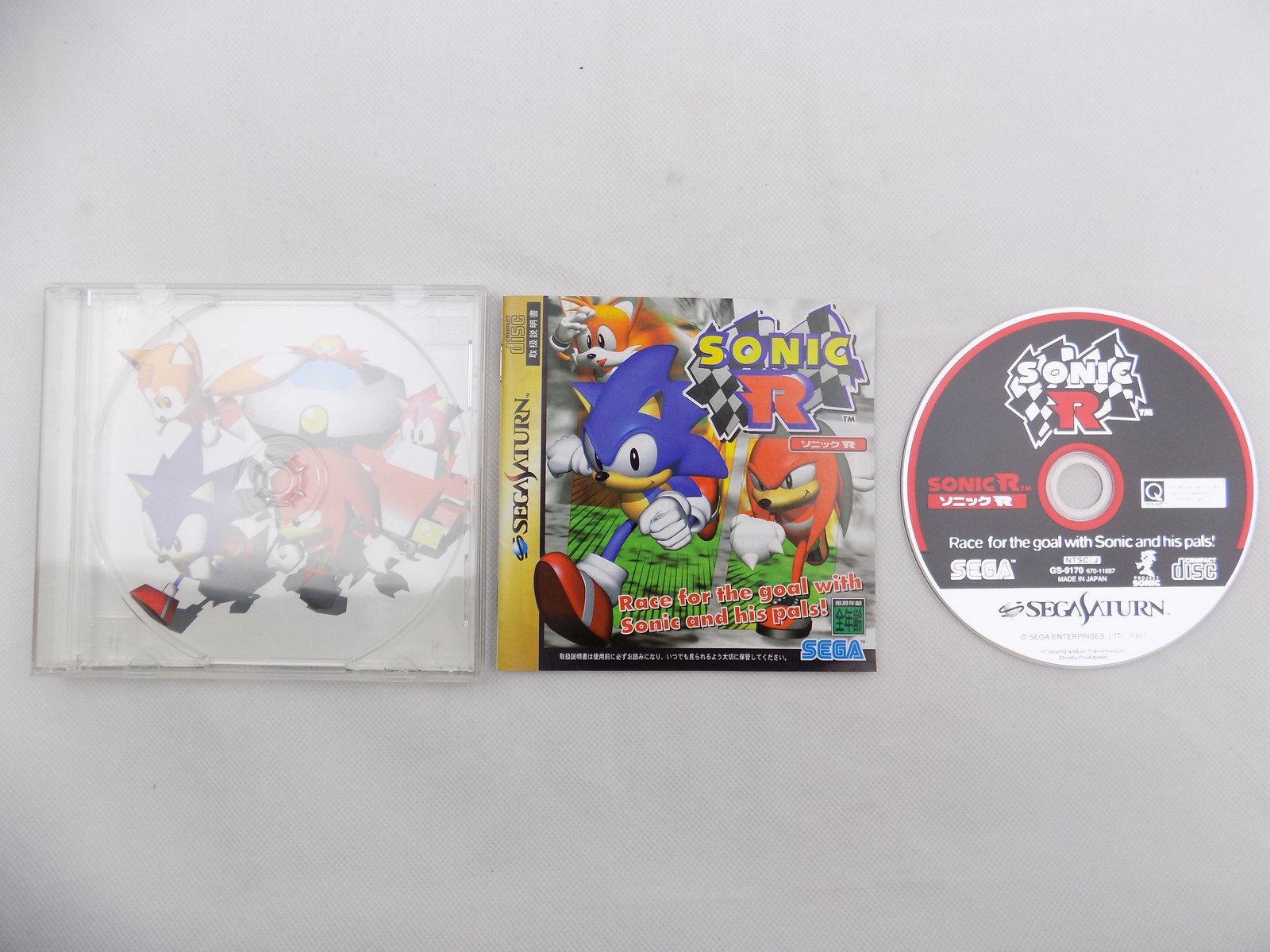 Mint Disc Sega Saturn Sonic R - Japan Free Postage - Starboard Games