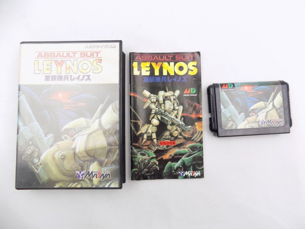 Boxed Sega Mega Drive / Genesis Assault Suit Leynos Asian PAL Japan ...