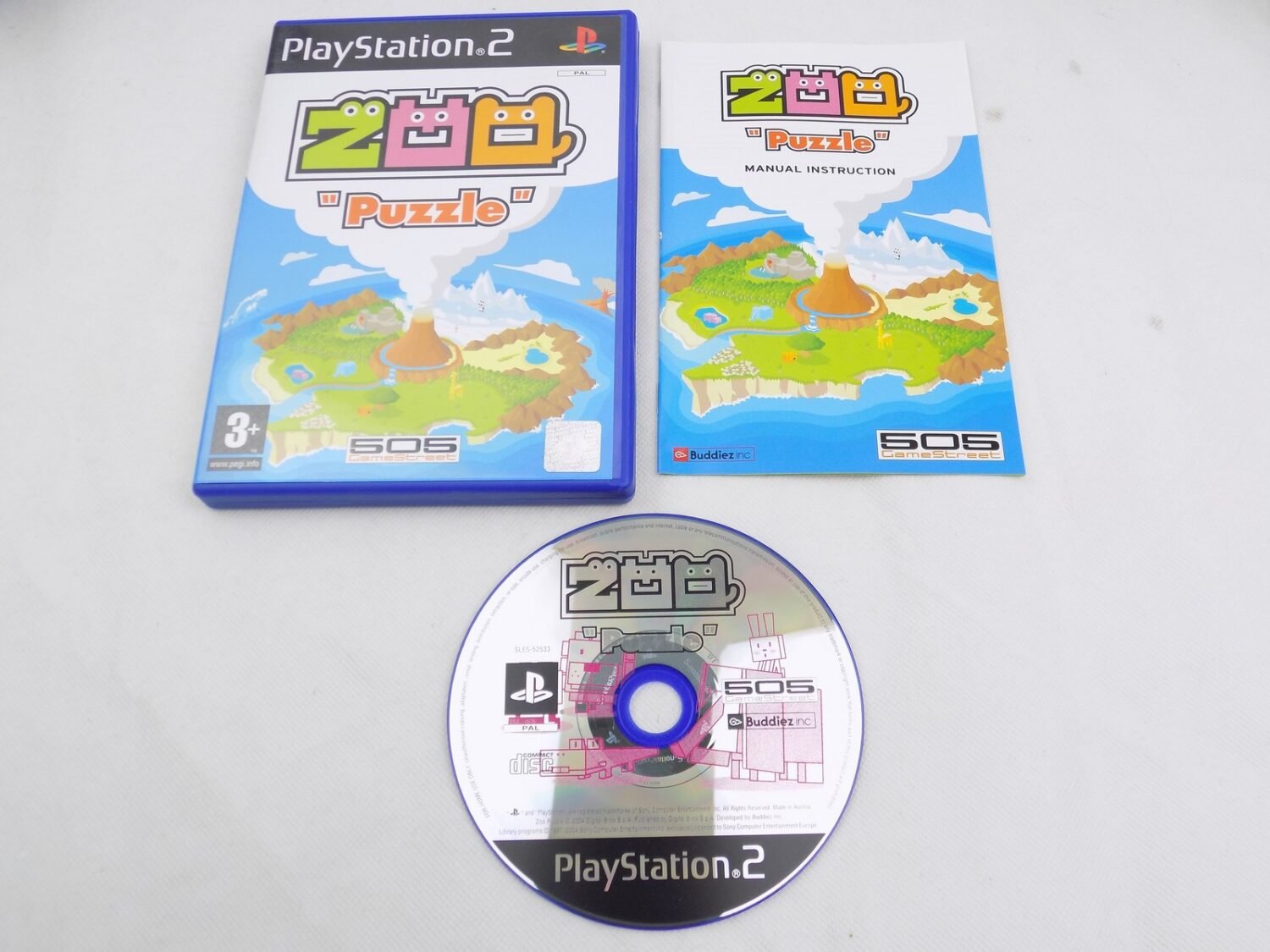 Mint Disc Playstation 2 Ps2 Zoo "Puzzle" - Inc Manual - Starboard Games