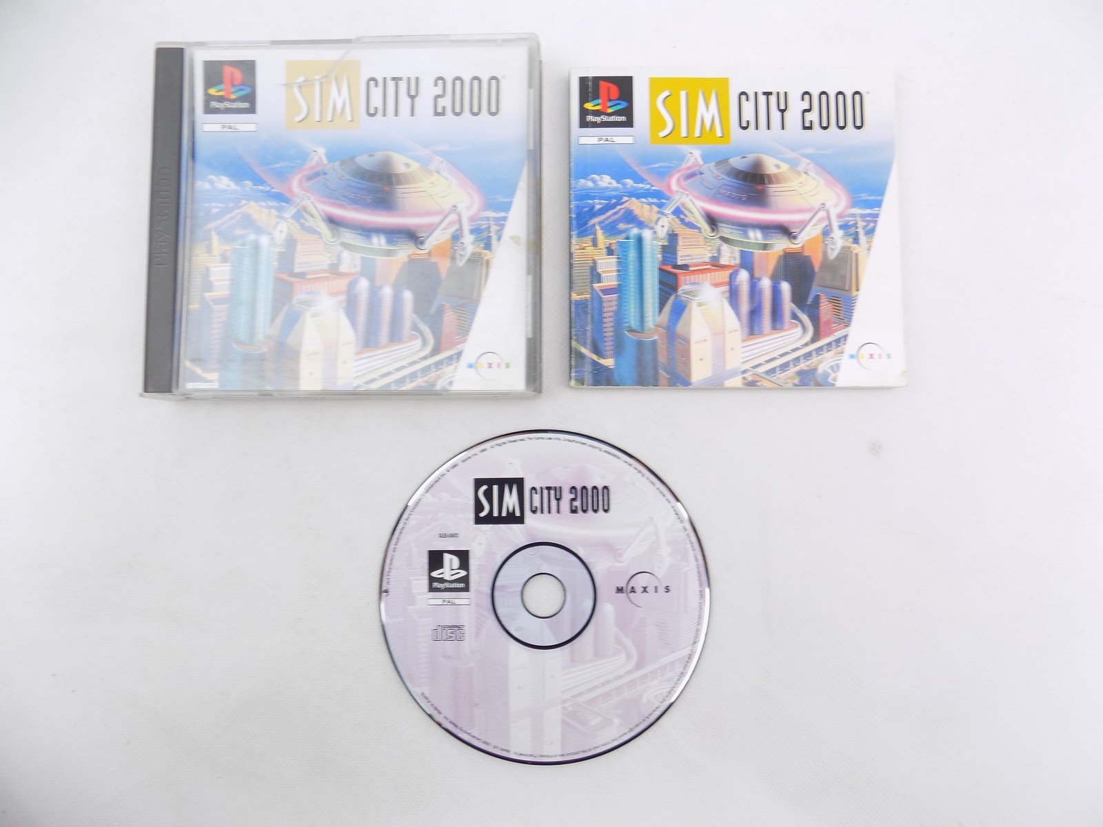 Mint Disc Playstation 1 Ps1 Sim City 2000 - Inc Manual - Starboard Games