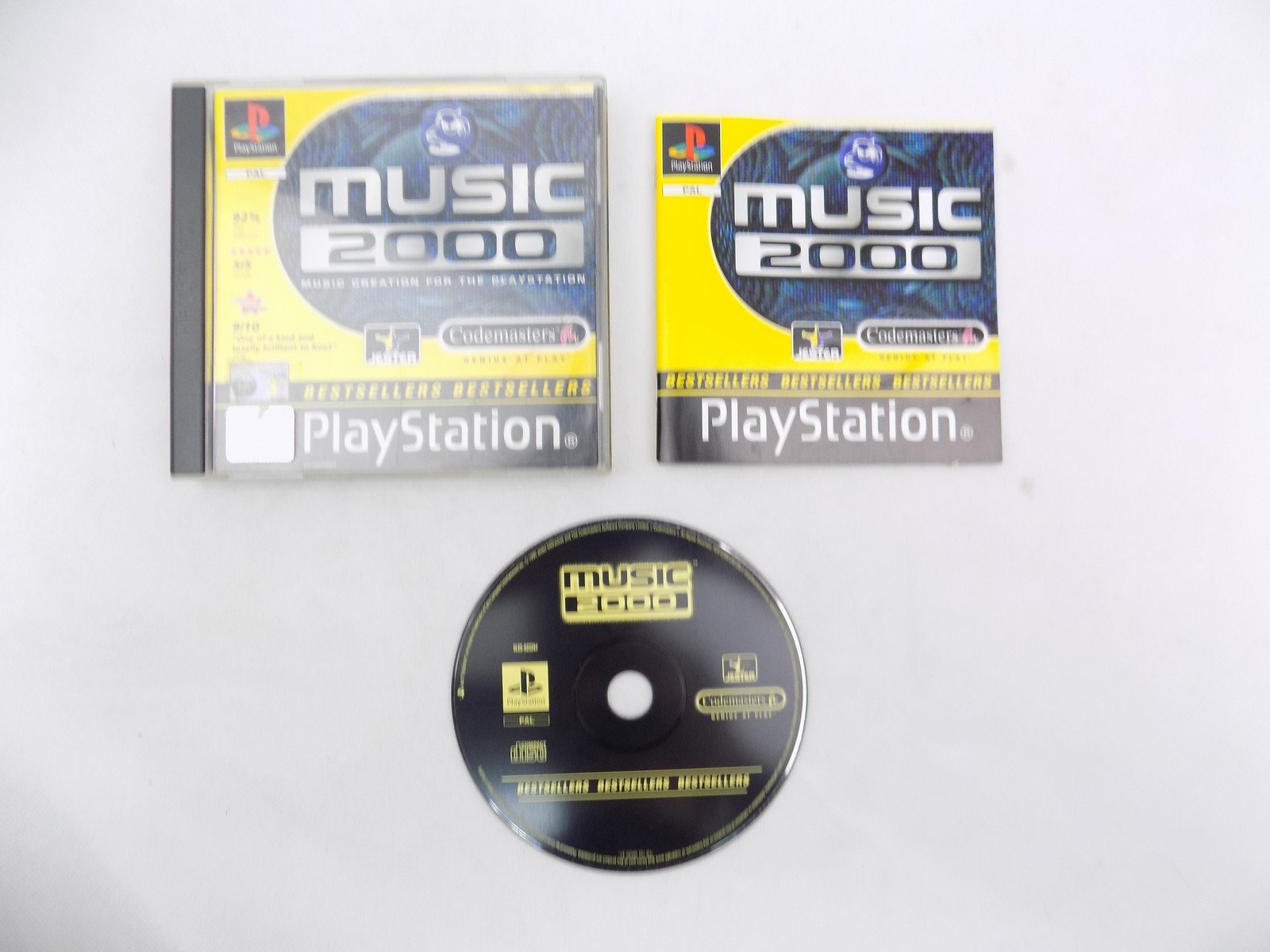 Mint Disc Playstation 1 Ps1 Music 2000 - Inc Manual Value Series ...