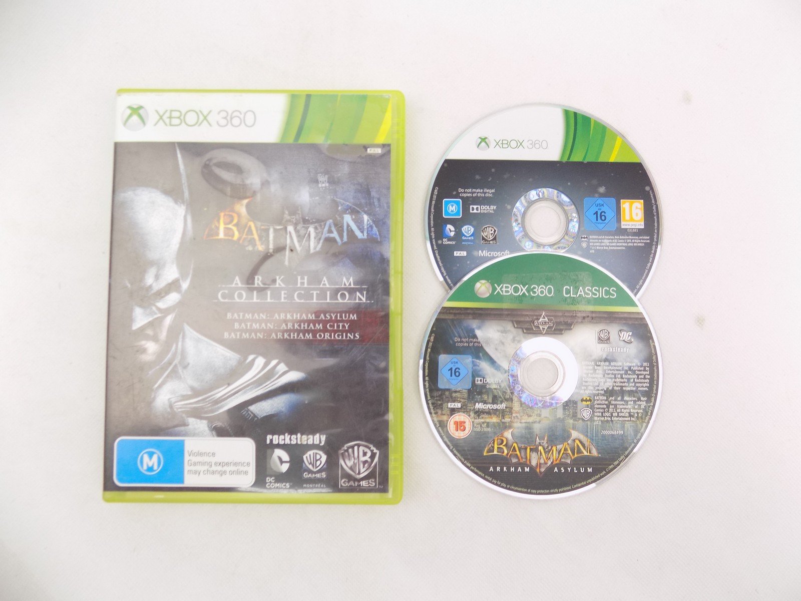 Mint Disc Xbox 360 Batman Arkham Collection – No Manual Free Postage ...