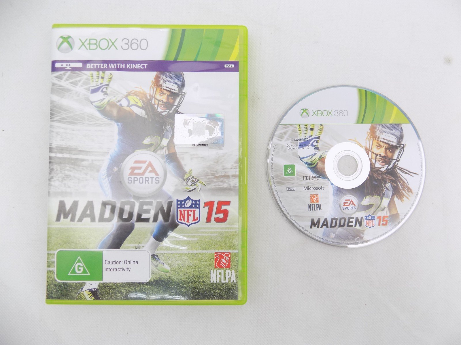 Mint Disc Xbox 360 Madden NFL 15 – No Manual - Starboard Games