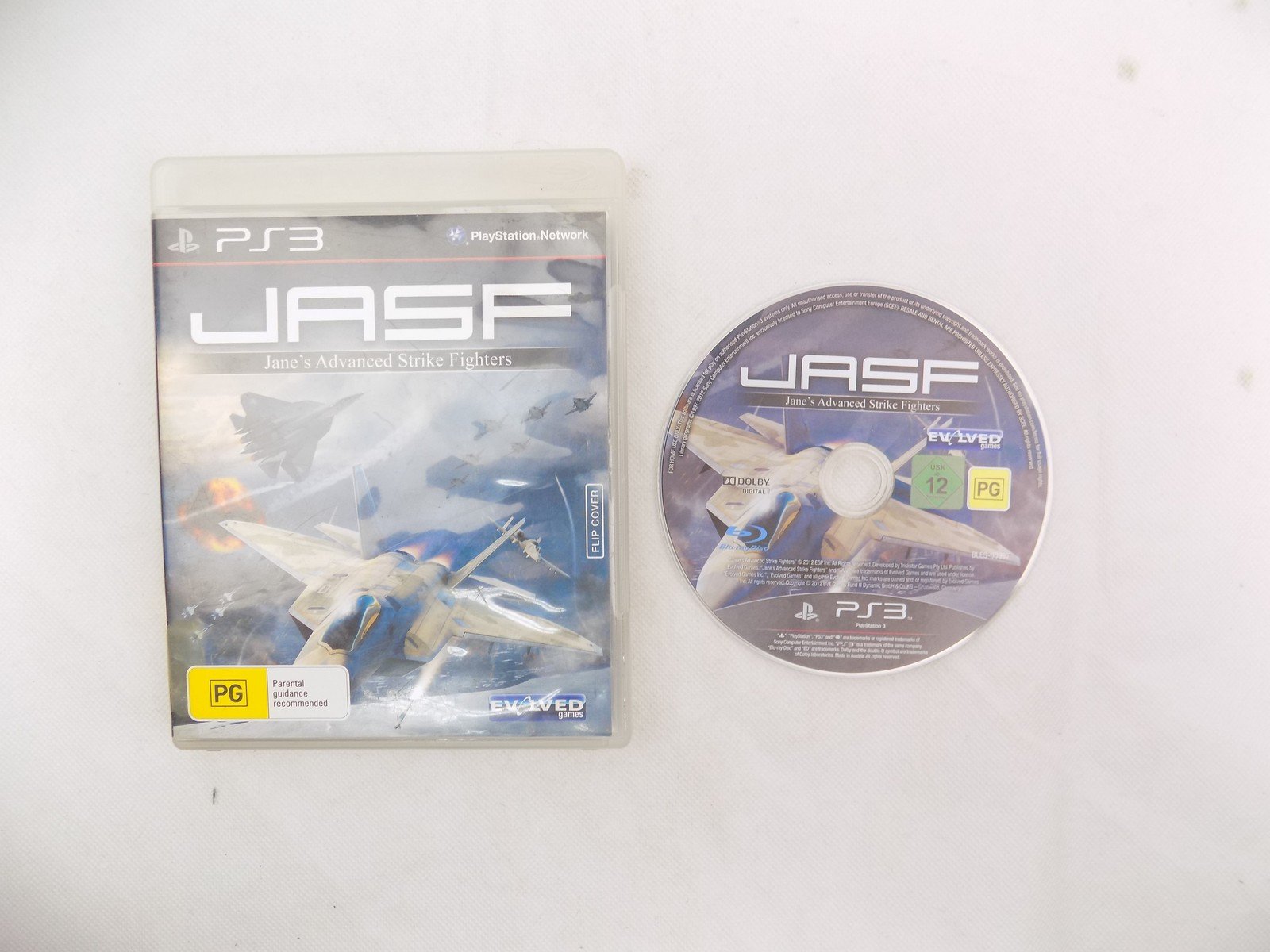 Mint Disc Playstation 3 Ps3 JASF Jane’s Advanced Strike Fighters – No ...