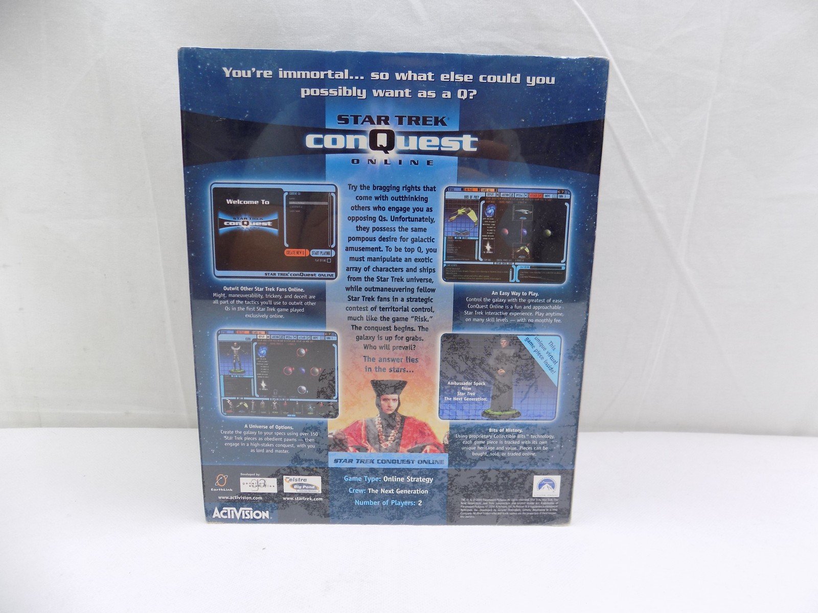 Brand New and Sealed CD-Rom Star Trek Conquest Online - Starboard Games