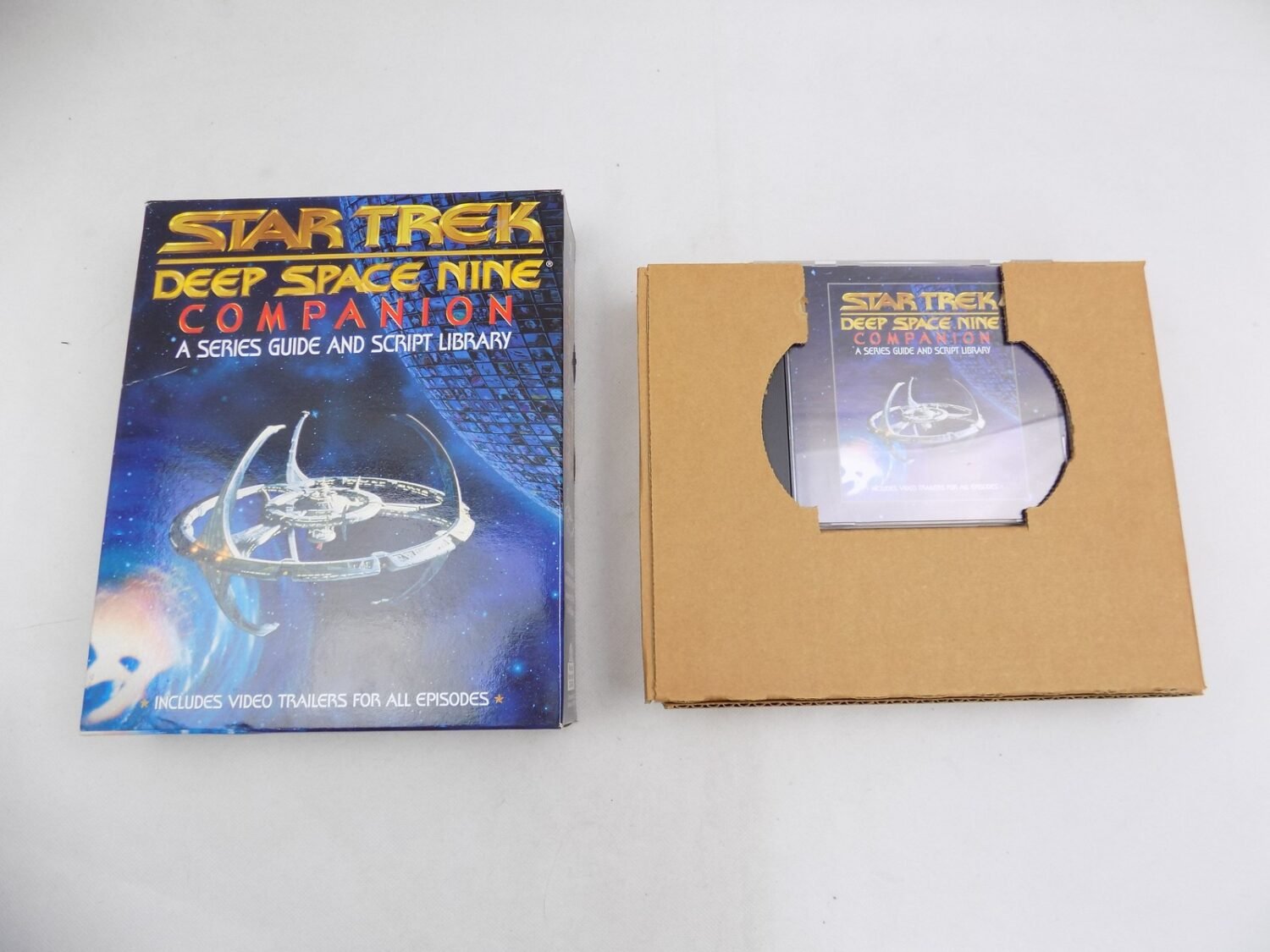 Boxed PC CD-ROM Star Trek Deep Space Nine Companion A Series Guide and ...