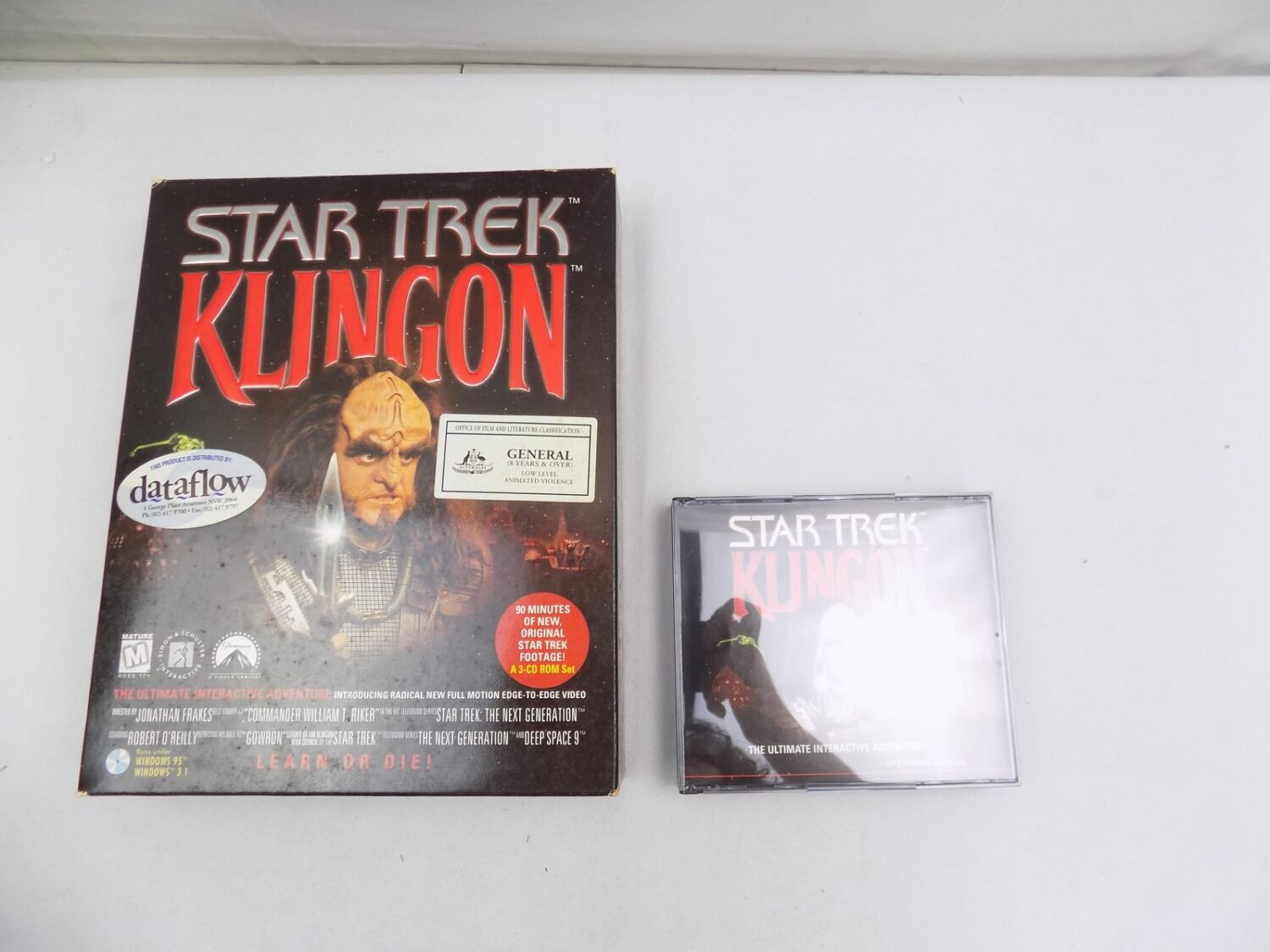 Boxed PC CD-ROM Star Trek: Klingon The Ultimate Interactive Guide ...