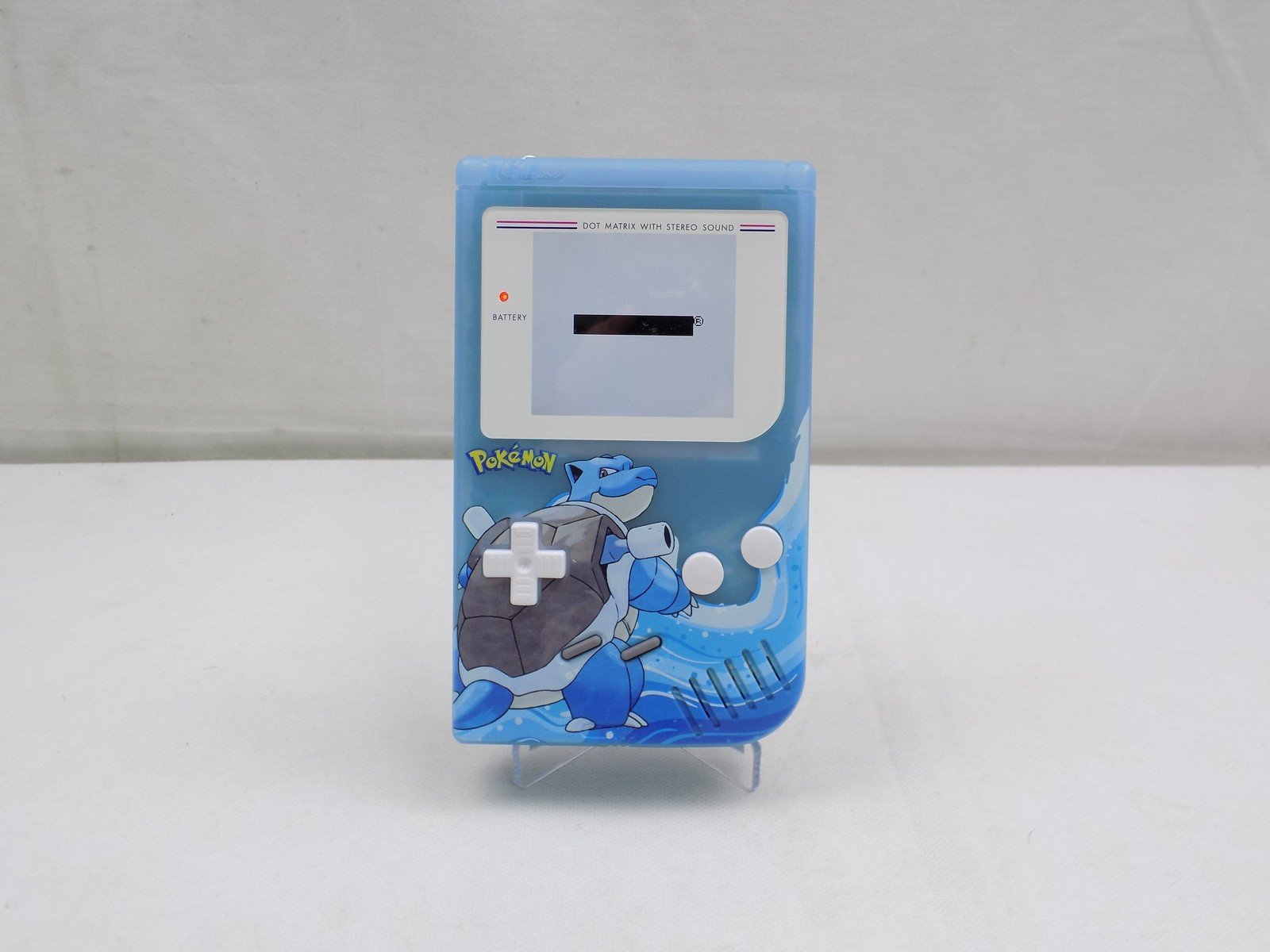 Like New Nintendo Game Boy GB Blastoise DMG IPS Custom Shell Handheld ...