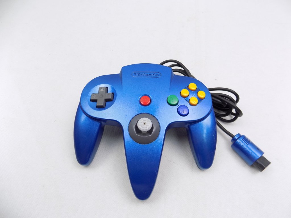 Genuine Nintendo 64 N64 Controller Custom Metallic Blue - Starboard Games