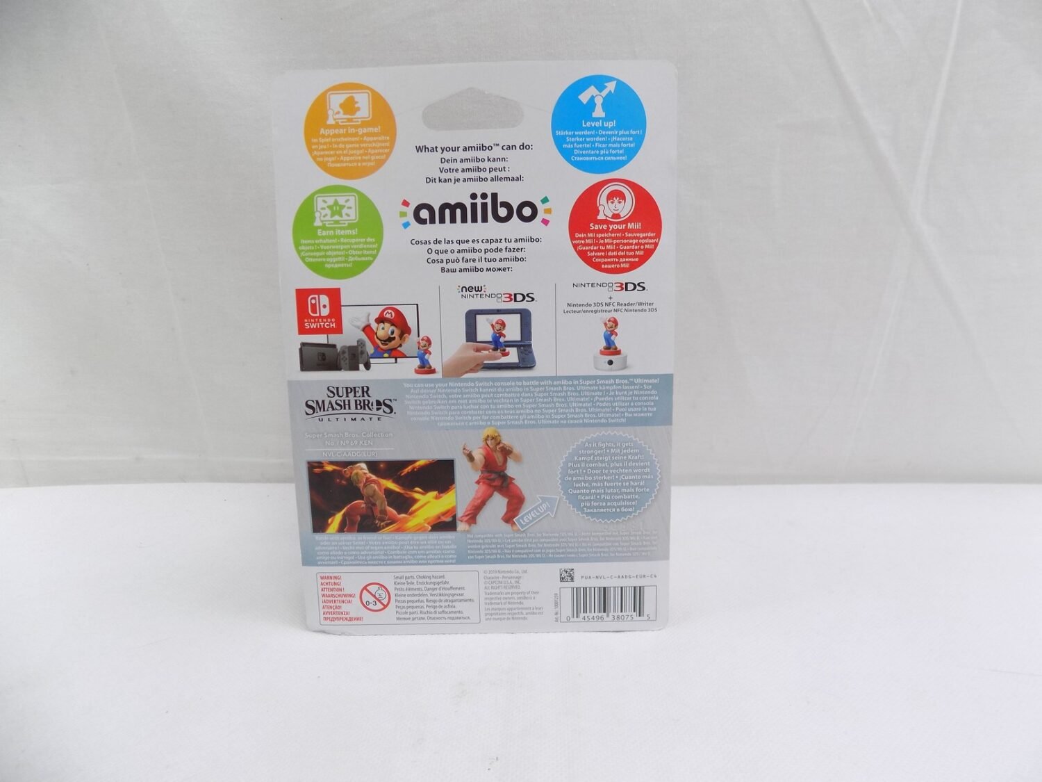 Boxed Brand New Nintendo Amiibo Super Smash Bros. Ken 69 Figure ...