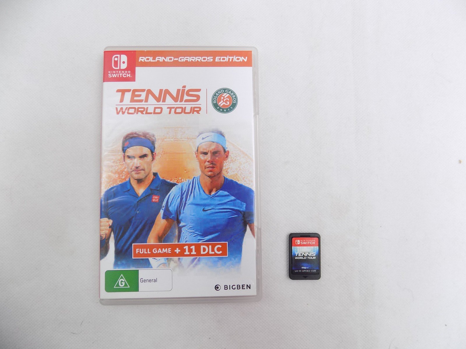 Like New Nintendo Switch Tennis World Tour + 11 DLC- Free Postage ...