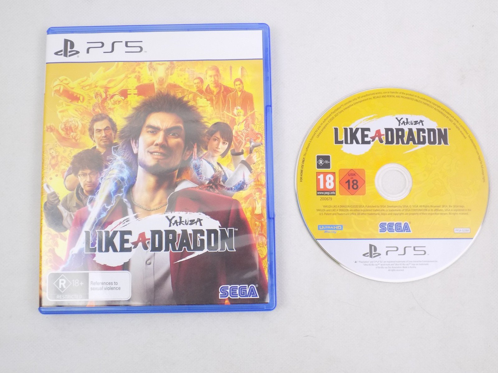Mint Disc Playstation 5 Ps5 Yakuza Like a Dragon - Starboard Games