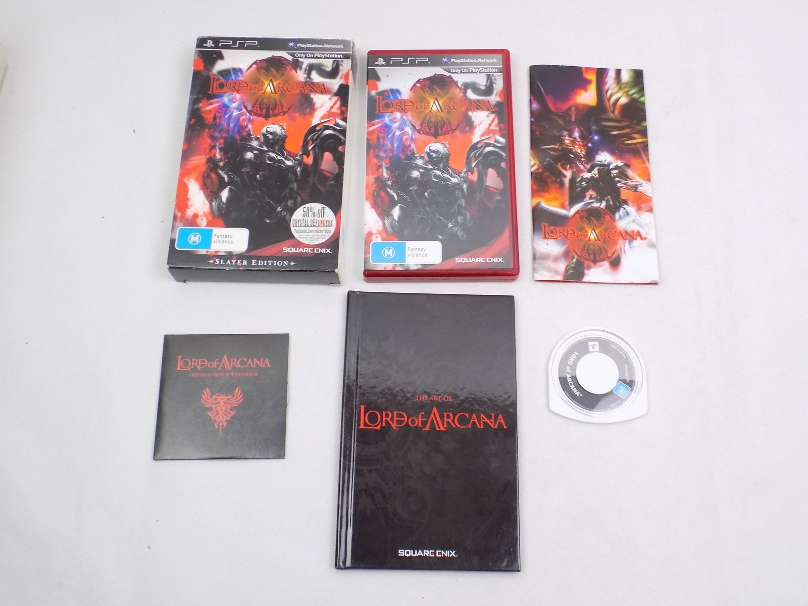 Playstation Portable PSP Lord of Arcana Slayer Edition - Inc Manual ...