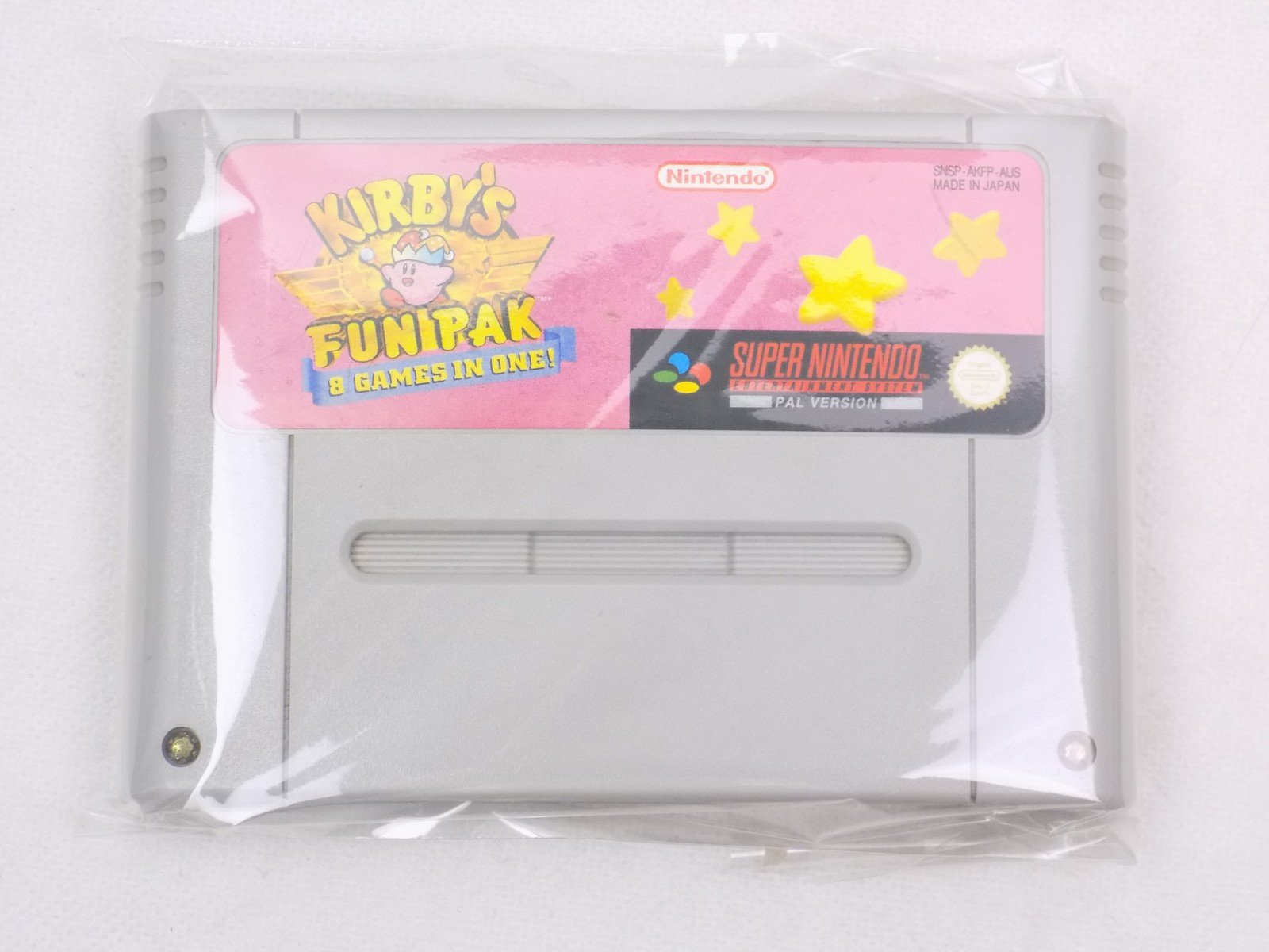 Nintendo Super Nintendo Like New Kirby's Fun Pak - PAL - Grade A ...