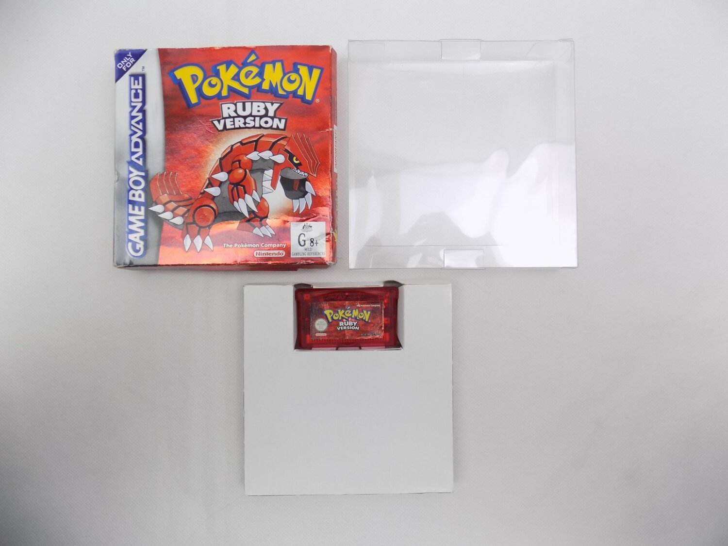 Boxed Gameboy Advance GBA Pokemon Ruby Pocket Monsters -PAL- No Manual - Starboard Games