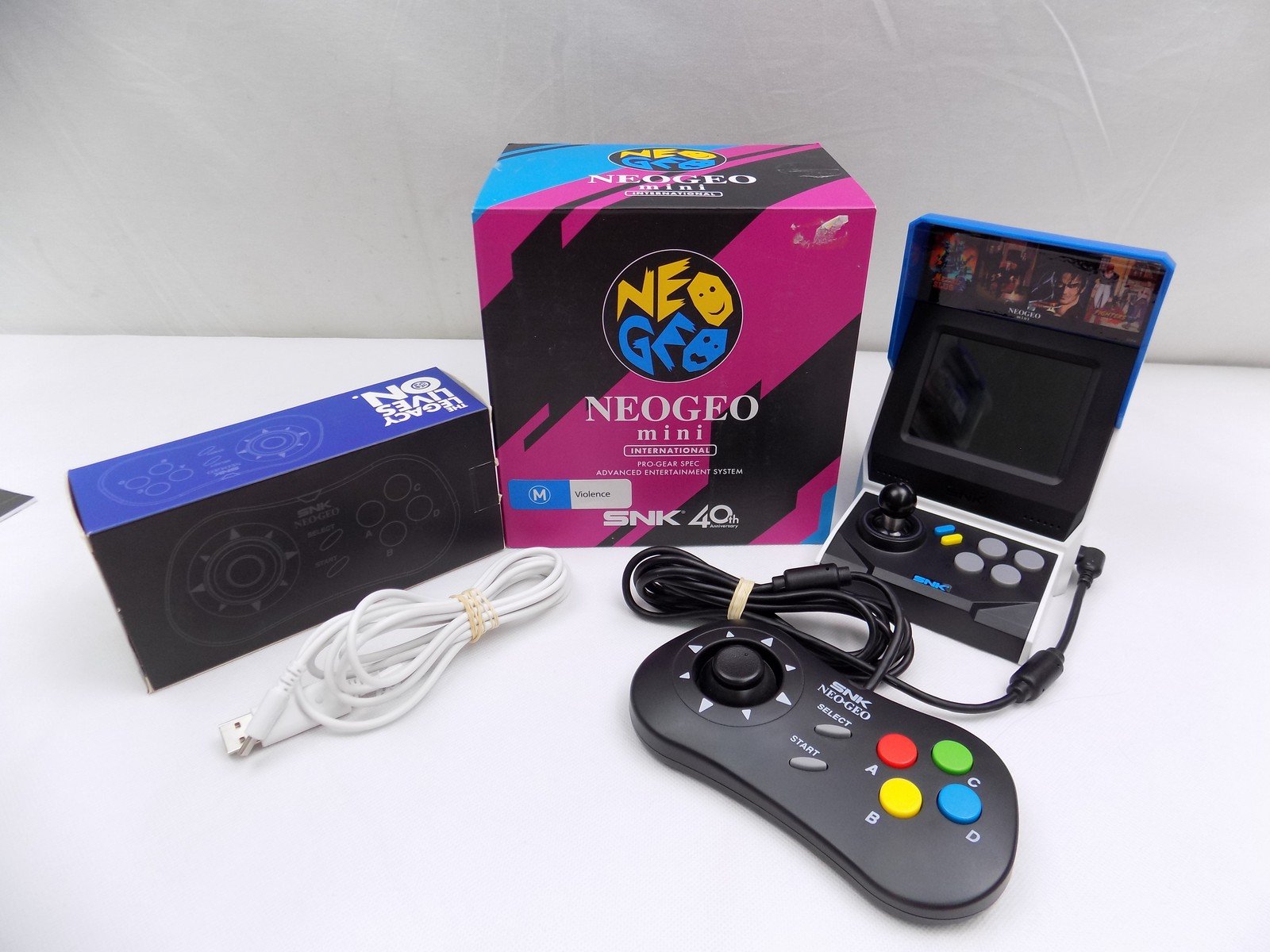 Boxed Neo Geo Mini International Console 40th Anniversary - Starboard Games