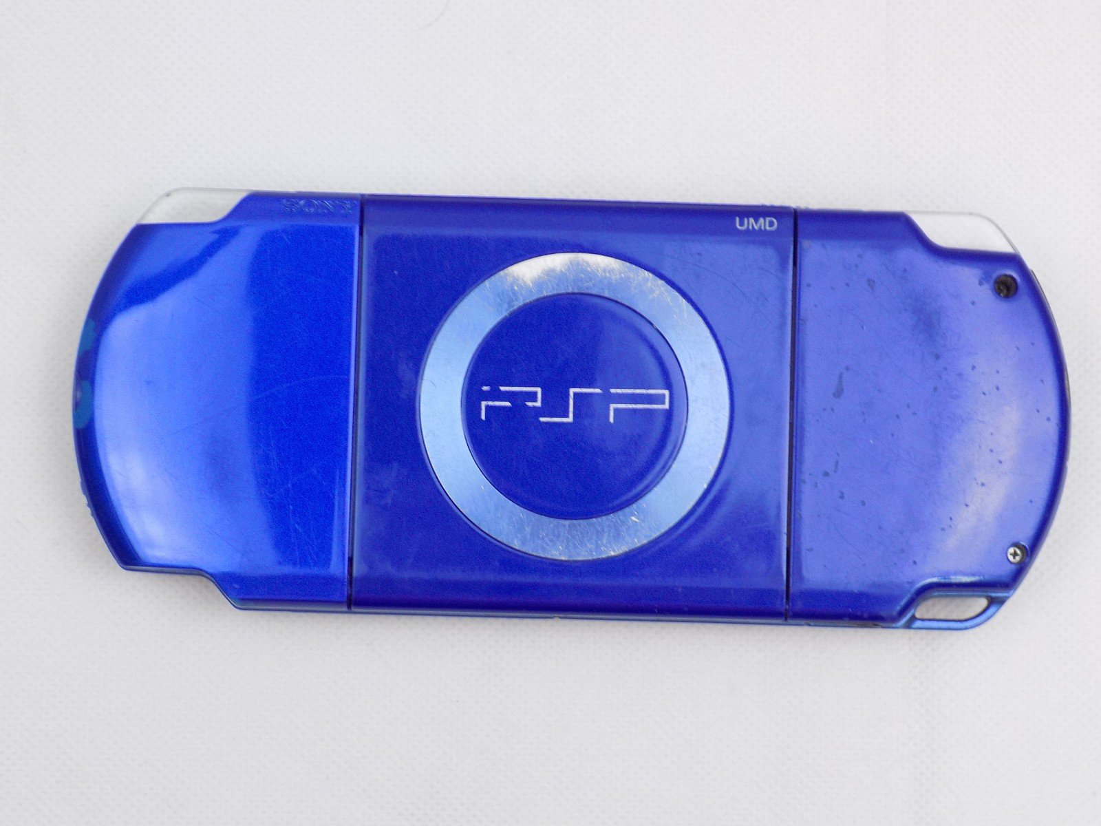 Grade B Playstation Portable PSP Metalic Blue 2000 w/Charger Handheld ...