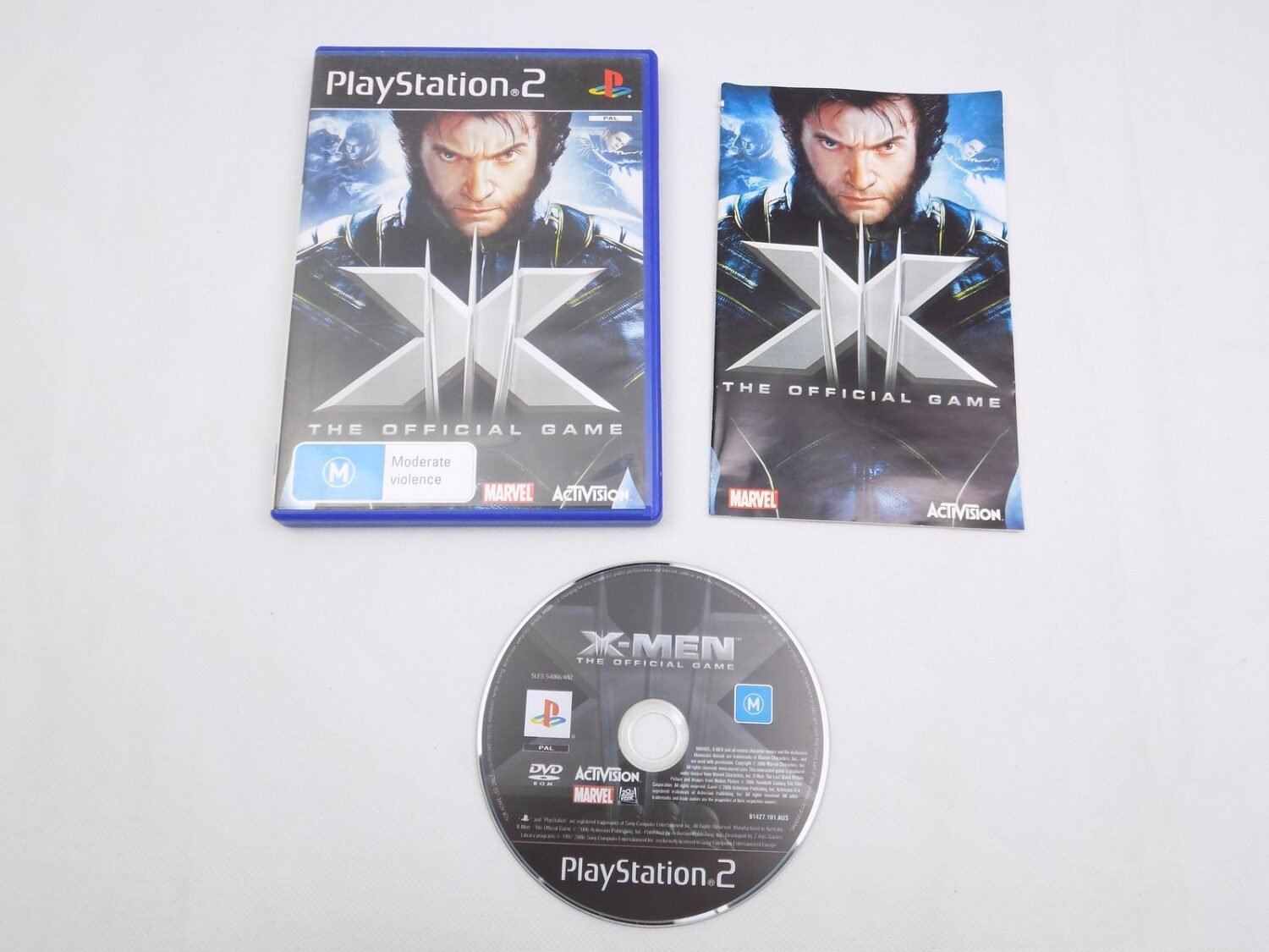 Mint DIsc Playstation 2 PS2 X-Men the Official Game - Inc Manual ...