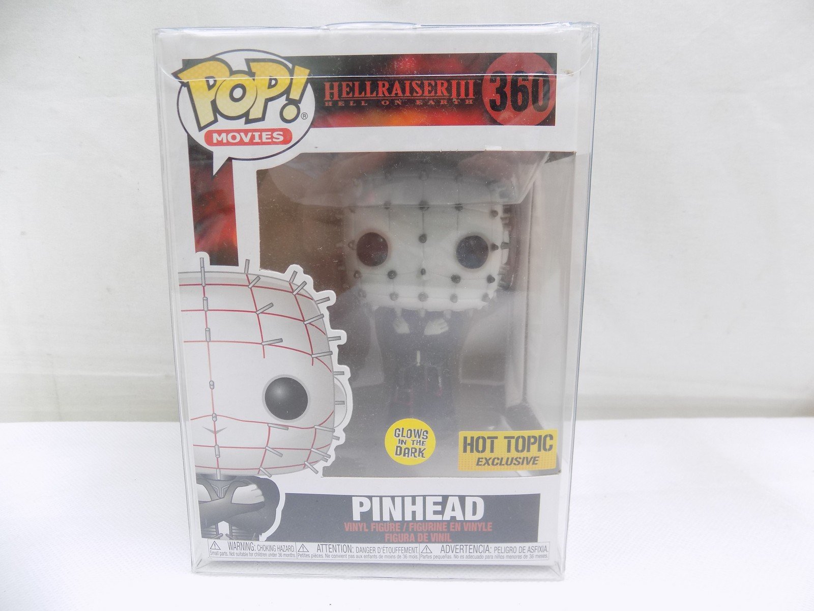 Brand New Funko Pop Hellraiser III 3 Pinhead 360 GITD Vinyl Figure ...