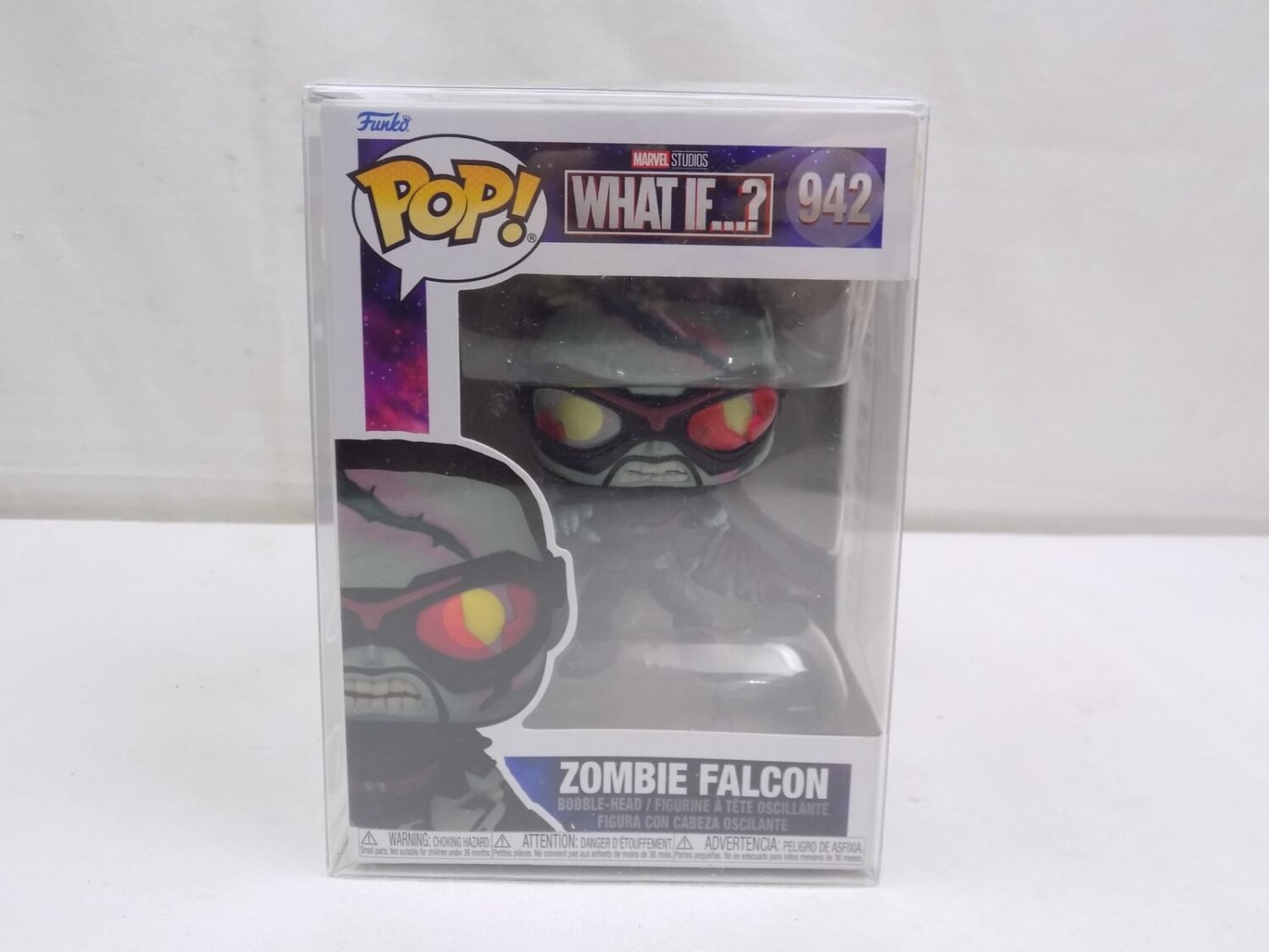 Brand New Funko Pop Marvel What if? Zombie Falcon 942 Vinyl Figure ...