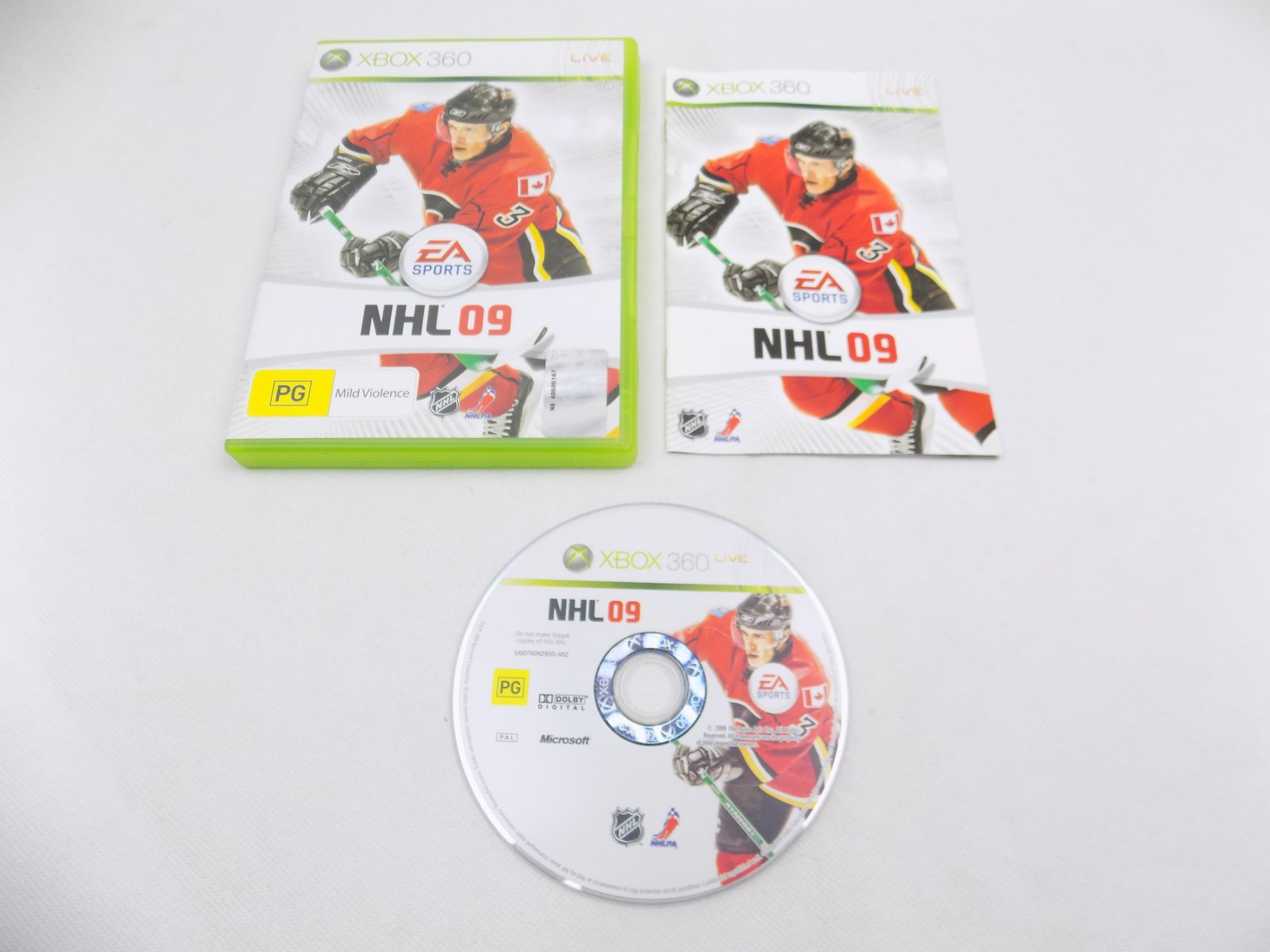 Mint Disc Xbox 360 EA Sports NHL 09 - Inc Manual Free Postage ...