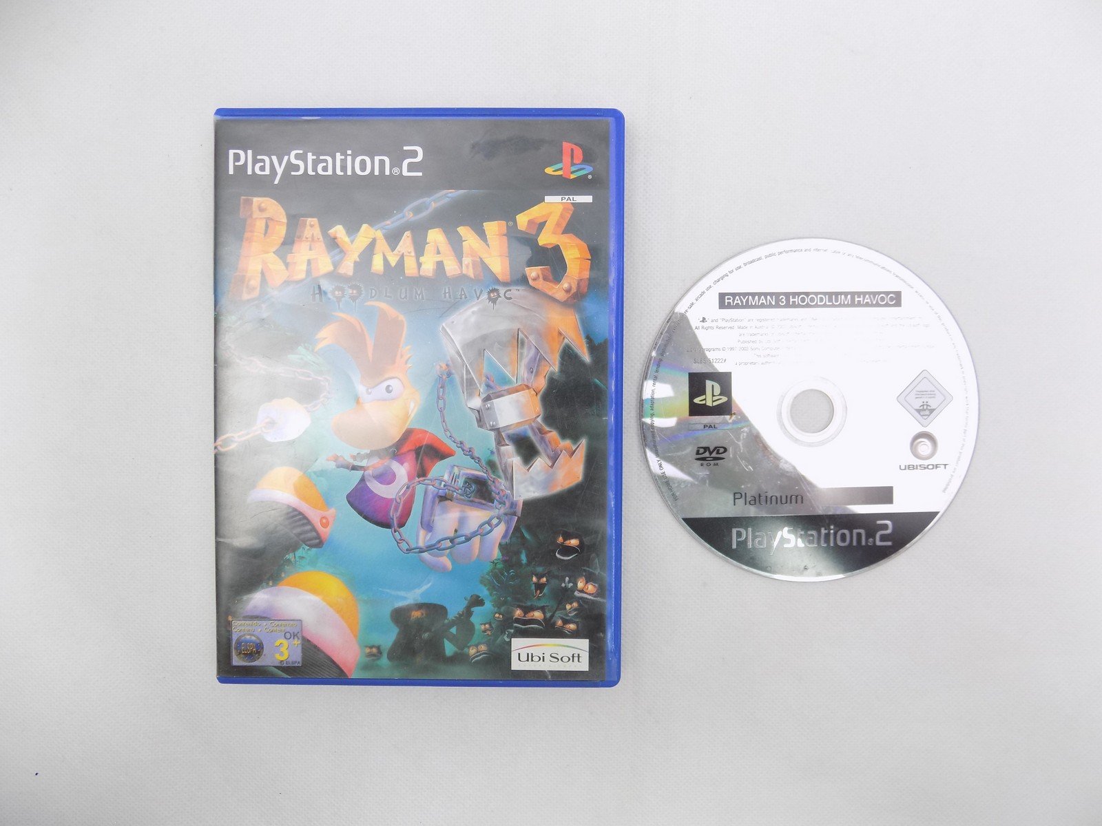 Mint Disc Playstation 2 Ps2 Rayman 3 III Hoodlum Havoc - No Manual Plat ...
