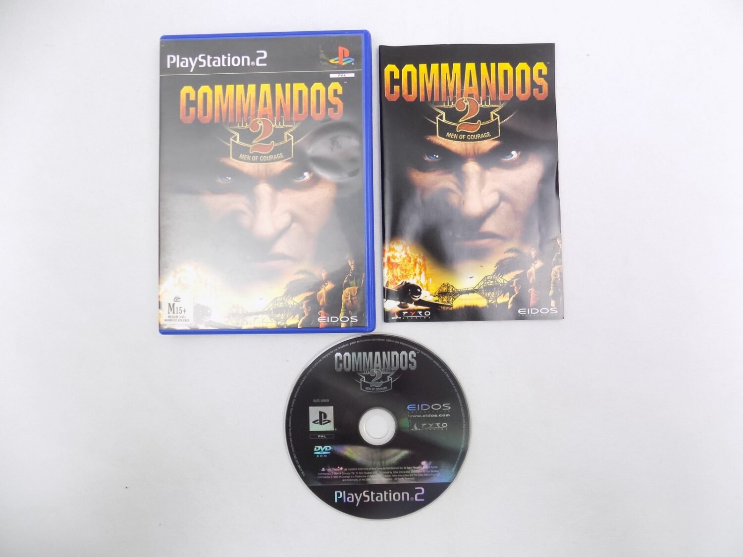 Mint Disc Playstation 2 Ps2 Commandos 2 Men of Courage - Inc Manual ...