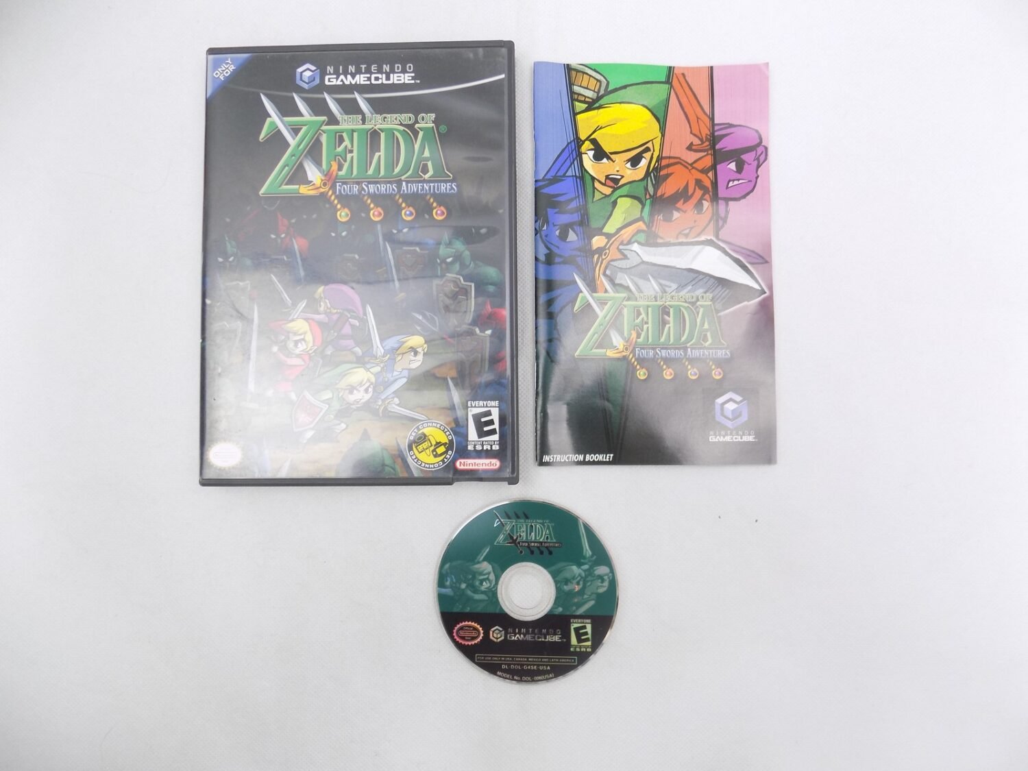 Mint Disc Nintendo Gamecube The Legend of Zelda Four Swords Adventures ...