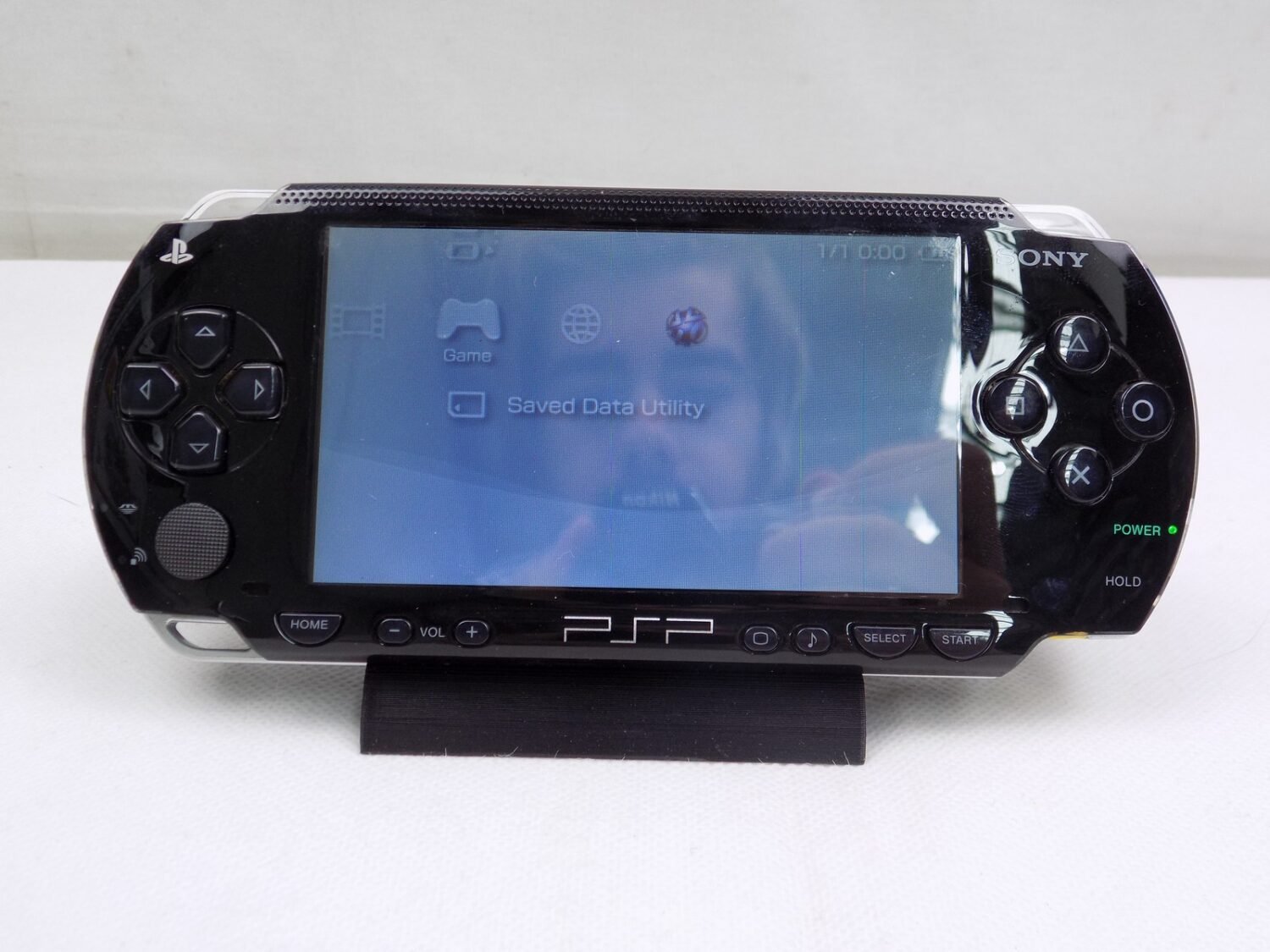 Sony Playstation Portable PSP Piano Black 1000 Handheld Console with ...