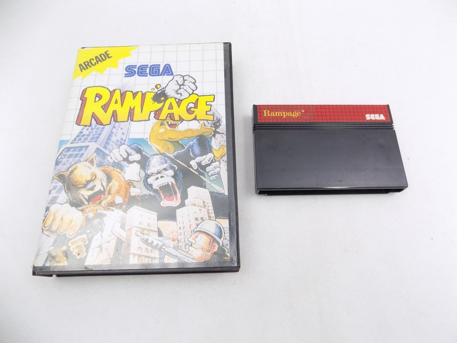 Boxed Sega Master System Rampage - No Manual - Starboard Games