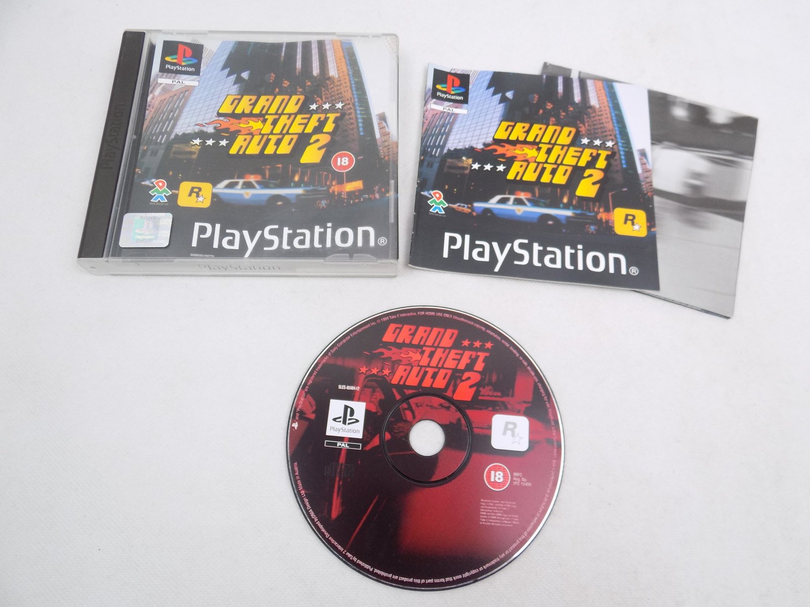 Mint Disc Playstation 1 Ps1 GTA Grand Theft Auto 2 II - Inc Manual ...