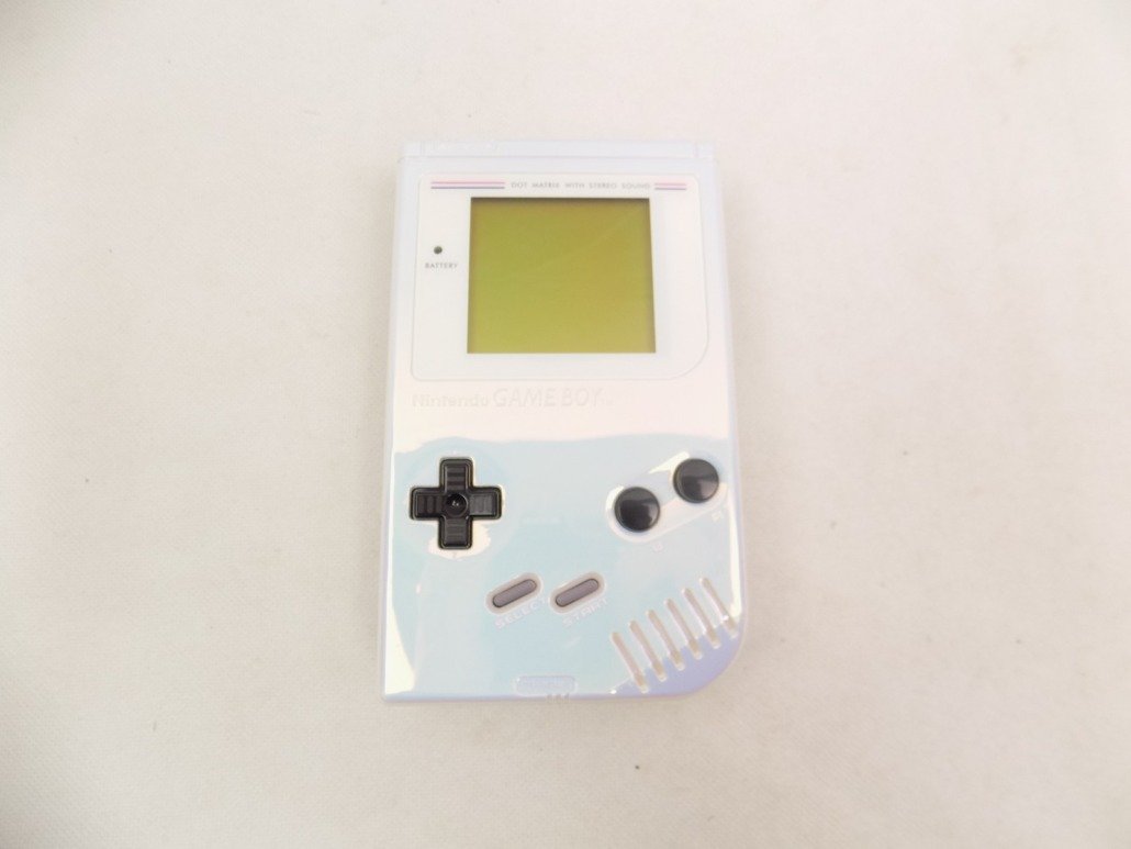 Like New Game Boy GB Custom Case Pearl Handheld Console - Starboard Games