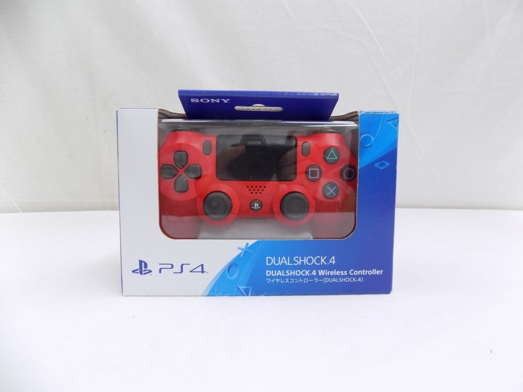 Like New Boxed Playstation PS4 Red Dualshock 4 Controller Japan ...