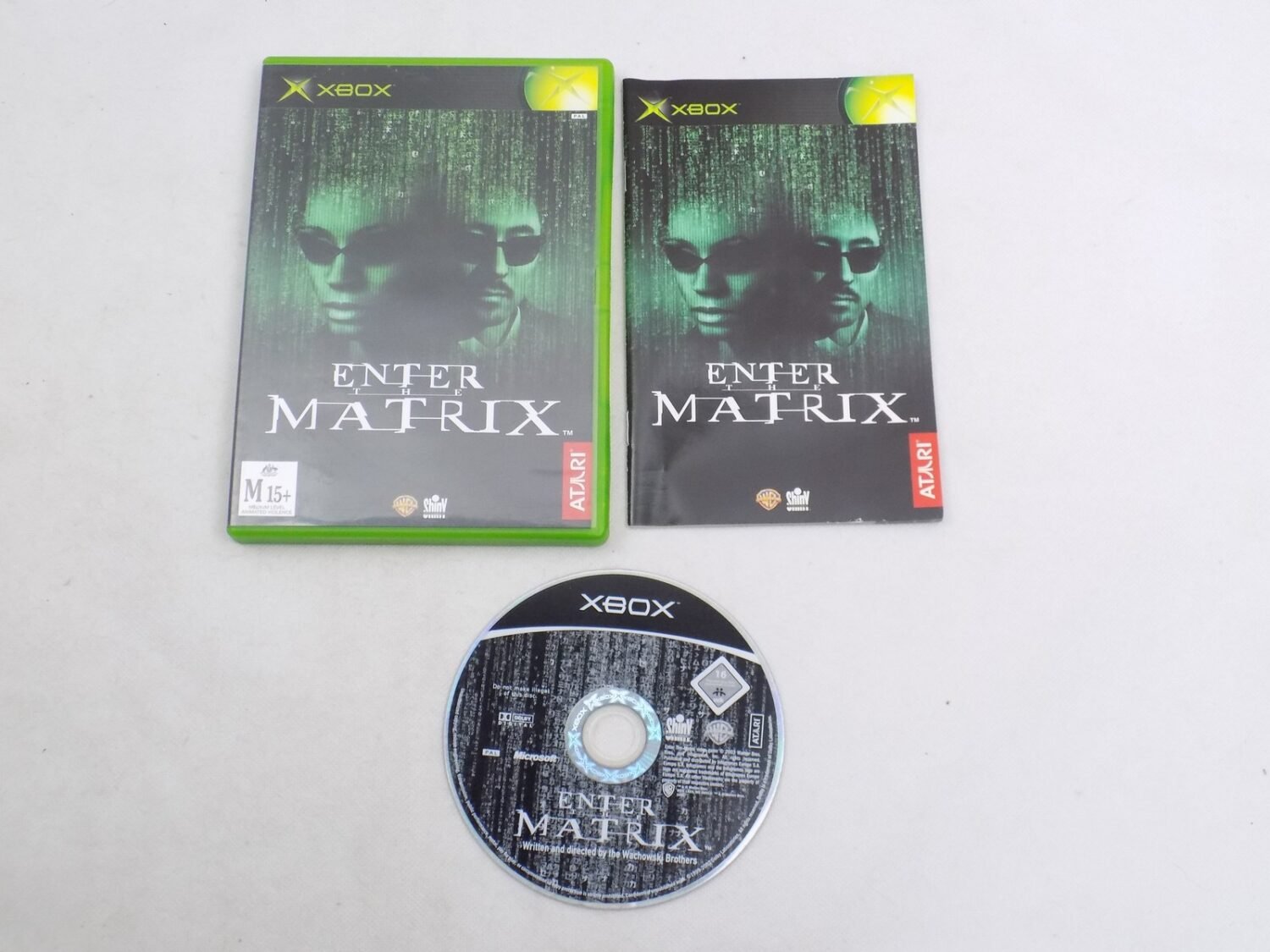 Mint Disc Xbox Original Enter The Matrix - Inc Manual Free Postage ...