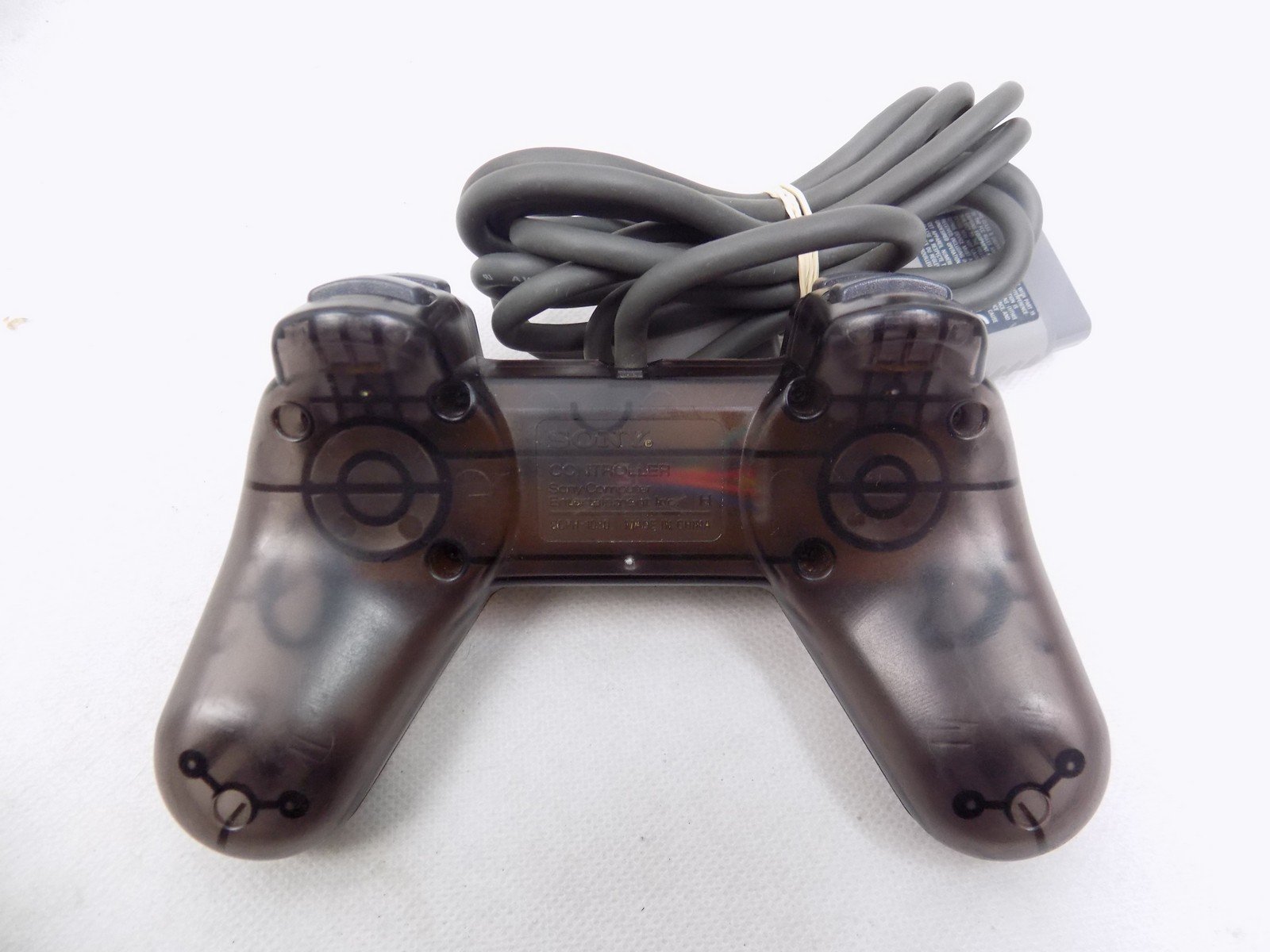 Genuine Like New Playstation PS1 Clear Smoke Black Controller ...